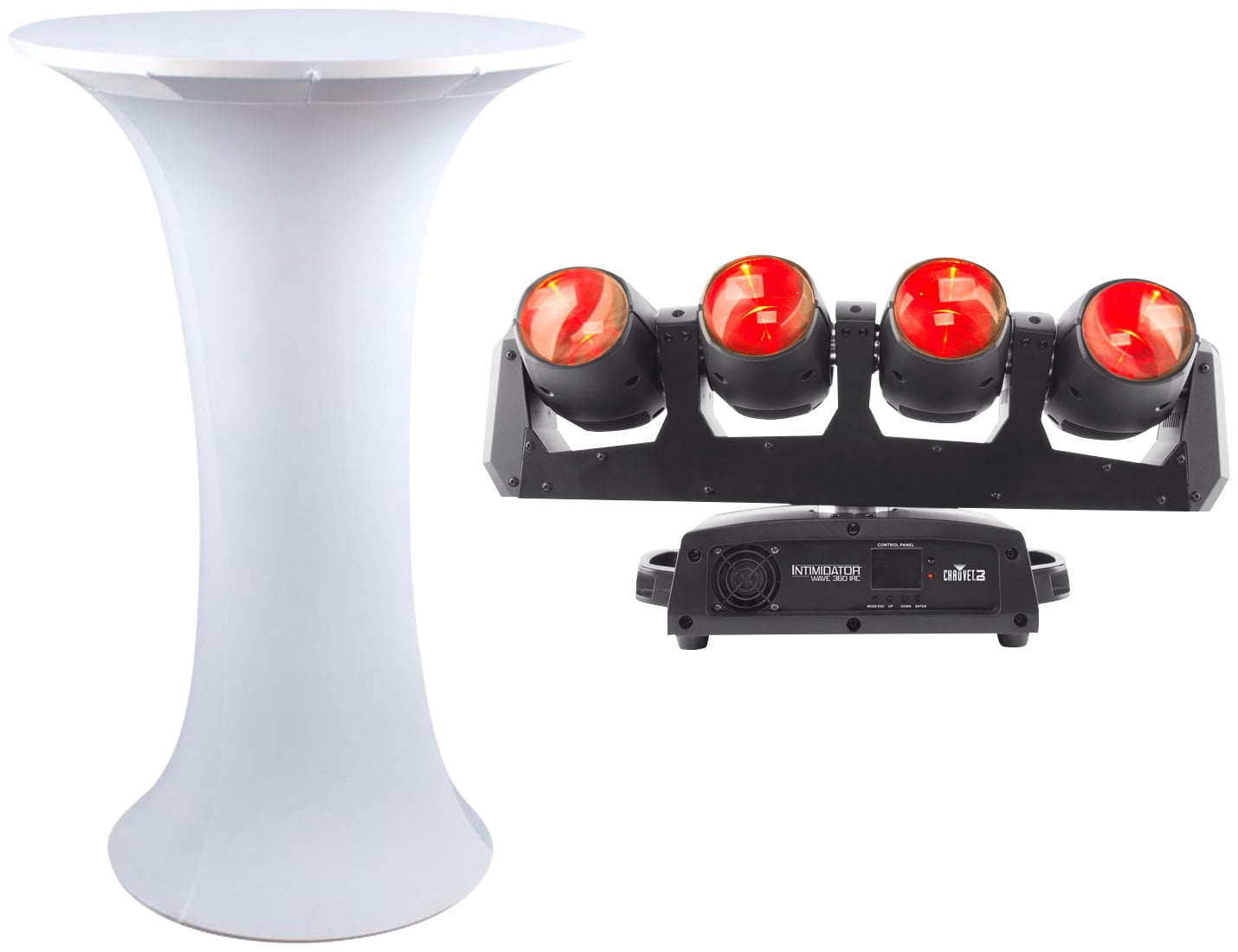 Chauvet Intimidator Wave 360 IRC 4 Moving Heads DMX Light Array Fixture ...