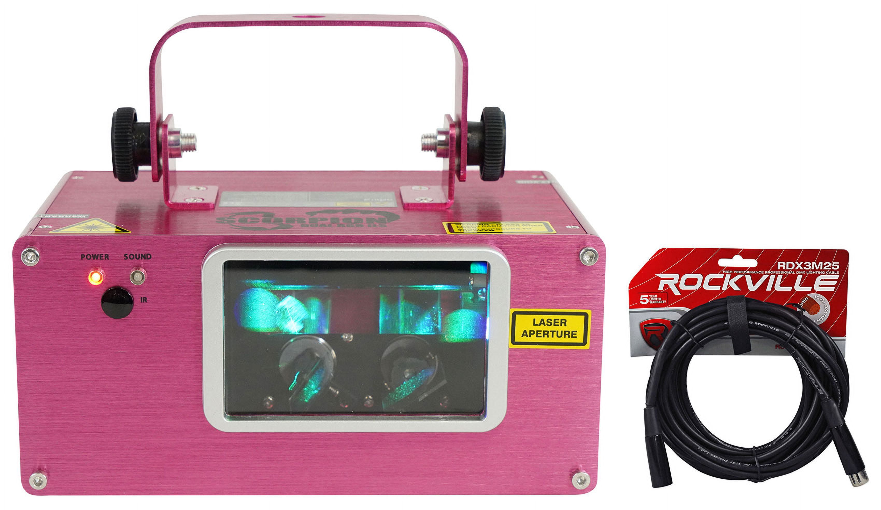 Chauvet Scorpion Dual RGB ILS Fat Beam Laser Aerial Sky Effect Light ...