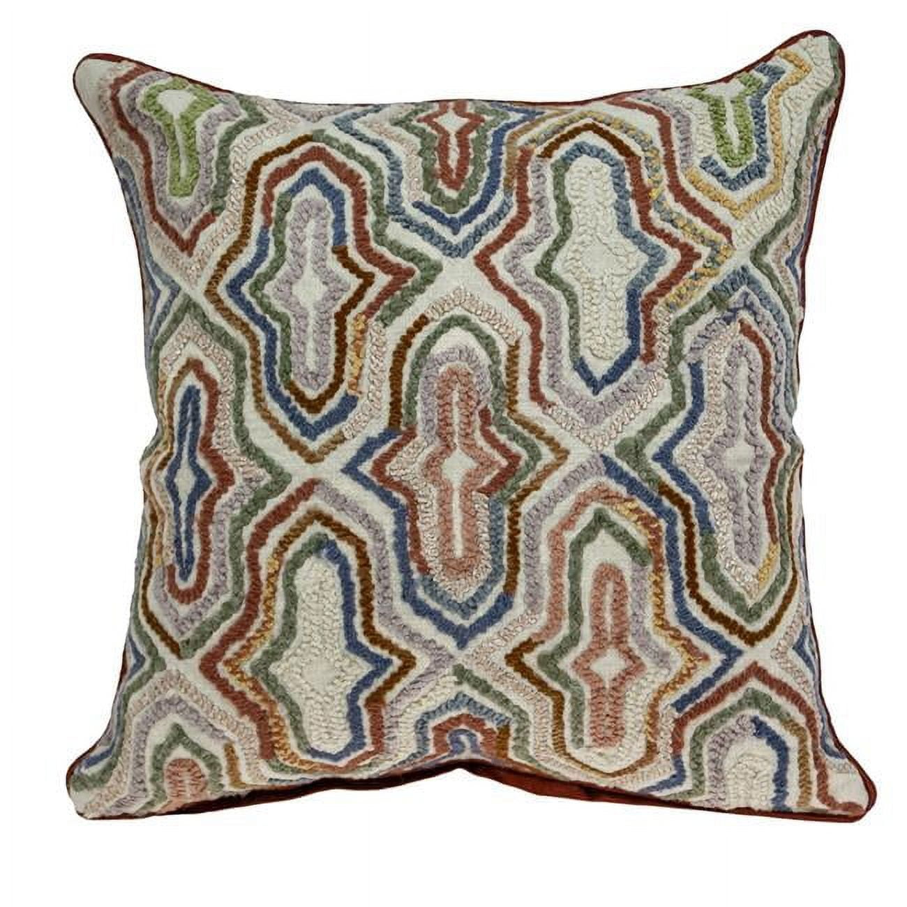 Chava Transitional Multi-color-color Pillow Cover with Poly Insert ...