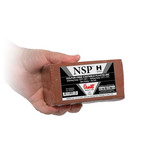 Chavant Clay - NSP Hard Brown - Sculpting and Modeling Clay (1/4 Case ...