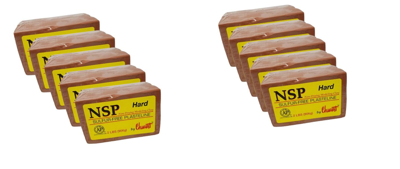 Chavant - NSP - Hard Brown 10x Bricks ( 20lbs ) - Walmart.com