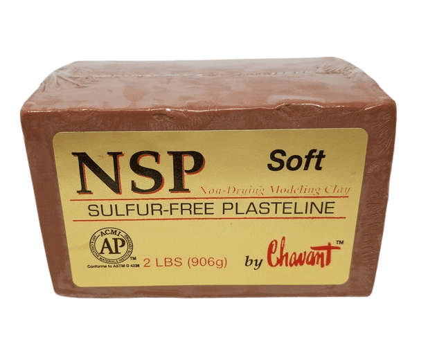 Chavant - NSP - Soft - Brown ( 2lb Brick ) - Walmart.com