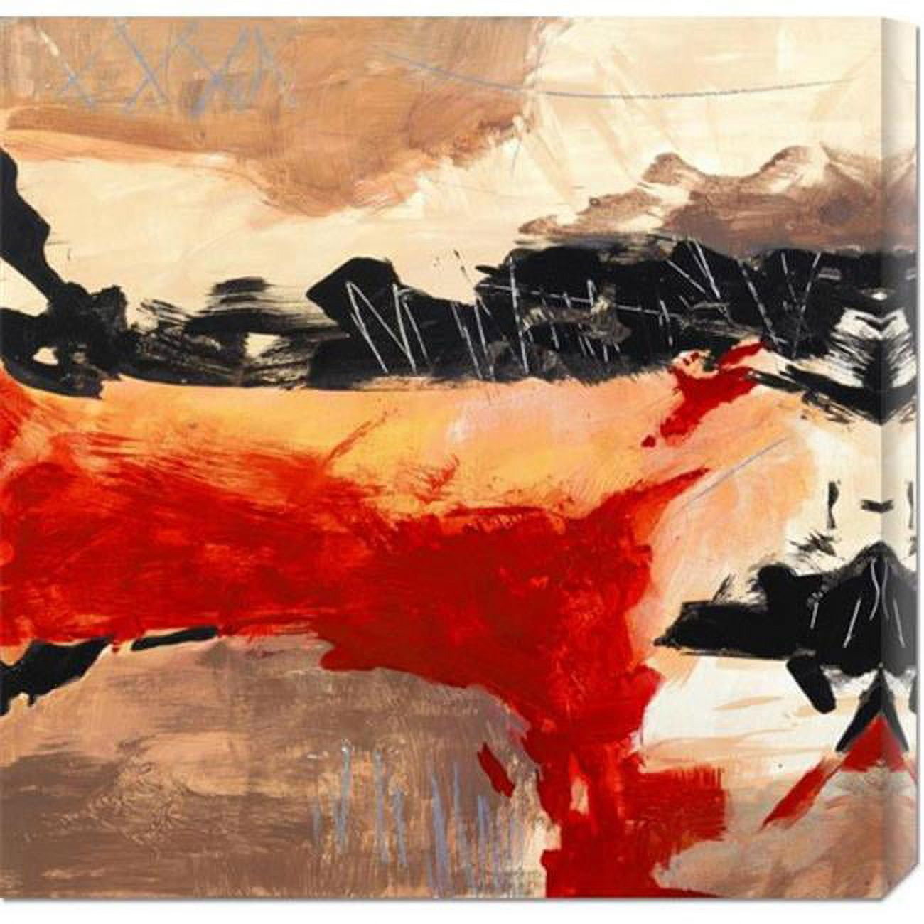 Chaz Olin 'L'Amour I' Stretched Canvas - Walmart.com