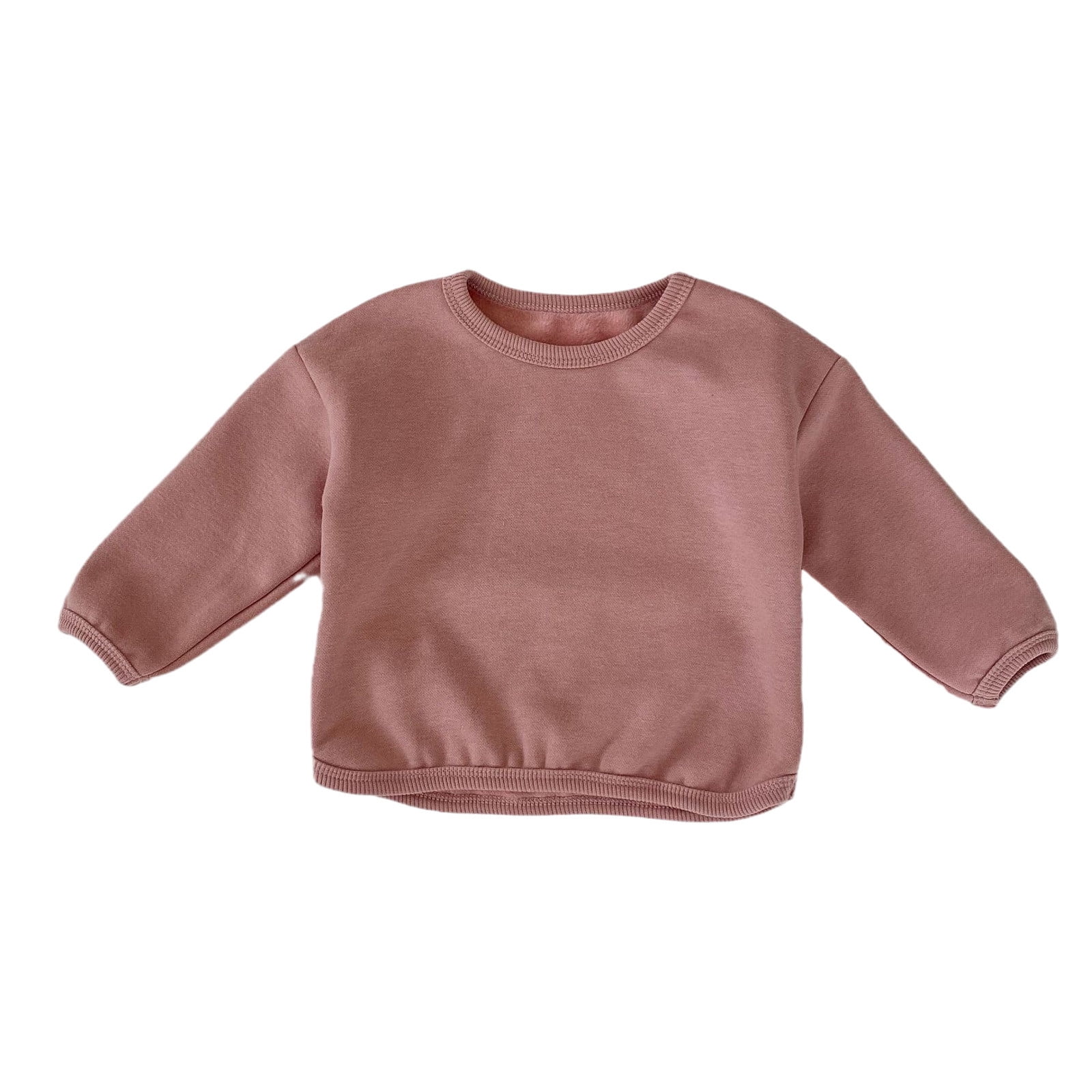 Kovlvoll Baby Boy Girls Fleece Sweatshitrs Crewneck Pullover Newborn ...