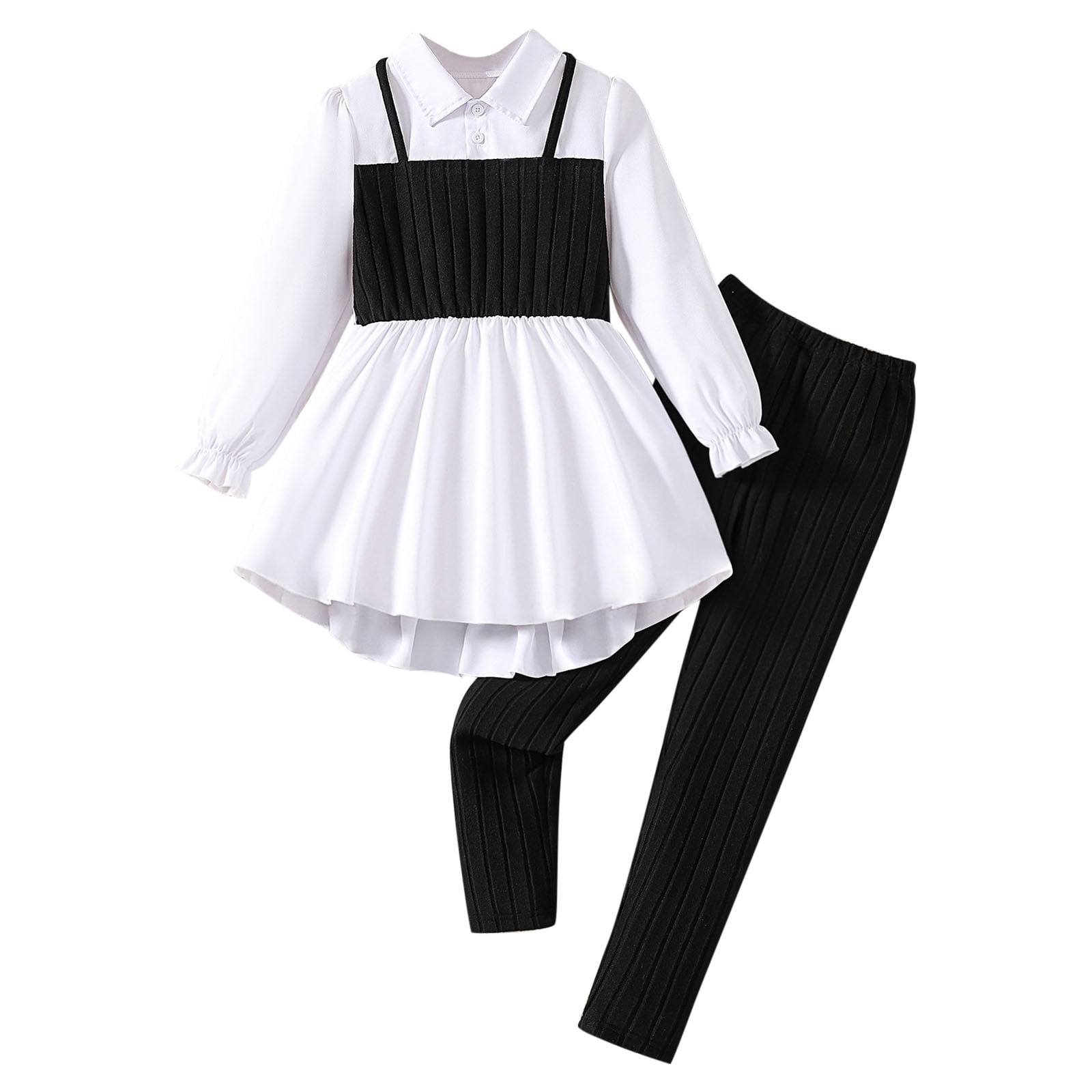 Chbgutlmr Baby Clothes Girls 2 Piece Outfits Children Color Block ...