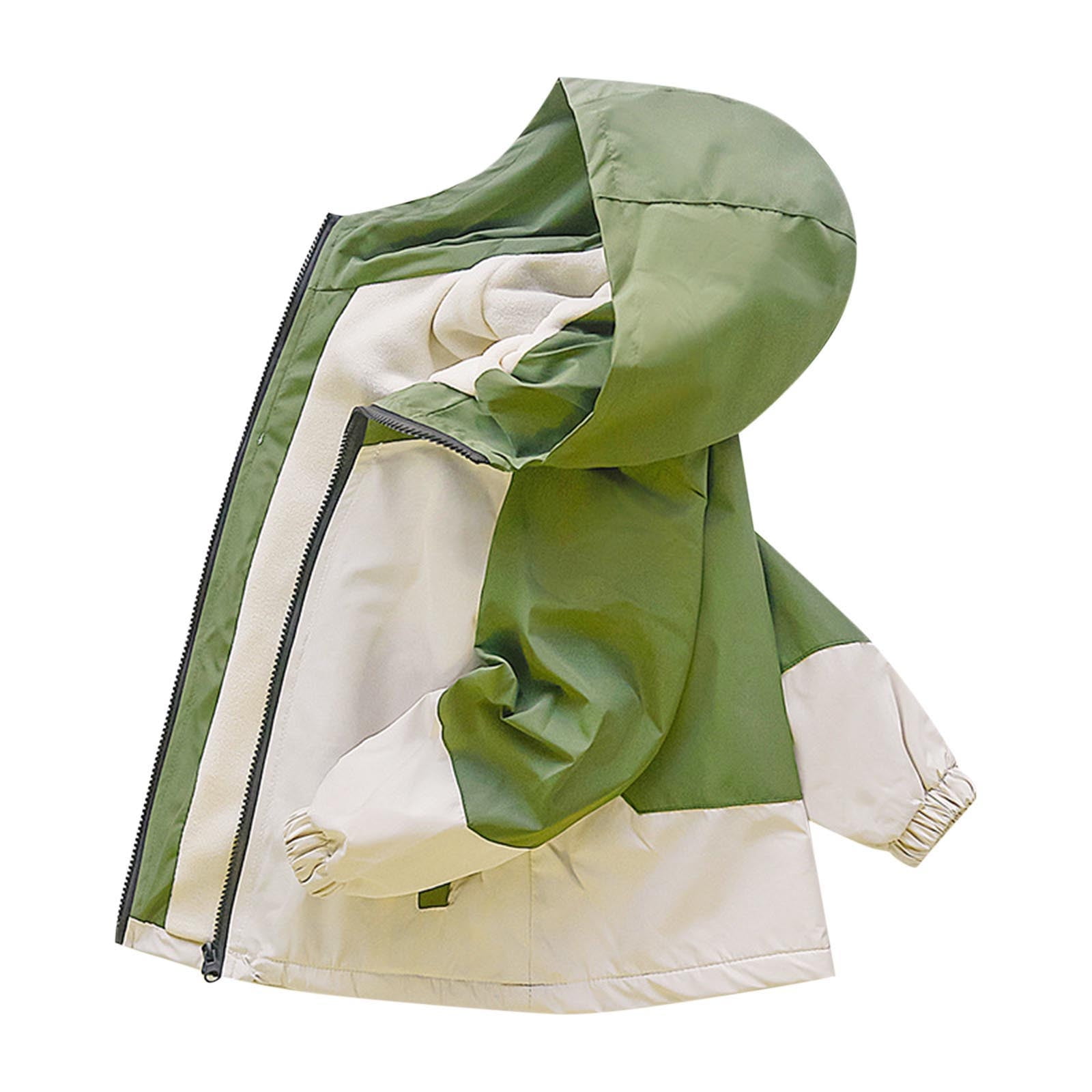 Chbgutlmr Baby Clothes Kids Windbreak Coats Winter Hooded Color Block ...