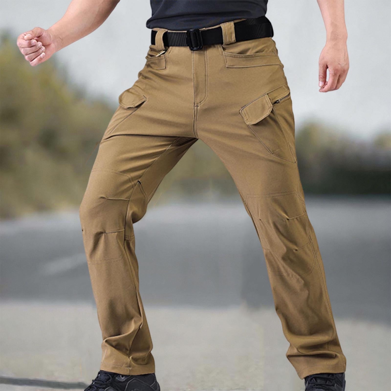 Chbgutlmr Cargo Pants for Men High Waisted Straight Leg Pants Casual ...