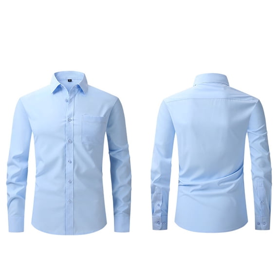 Chbgutlmr Dress Shirts for Men Long Sleeve Button down Turn down Collar ...