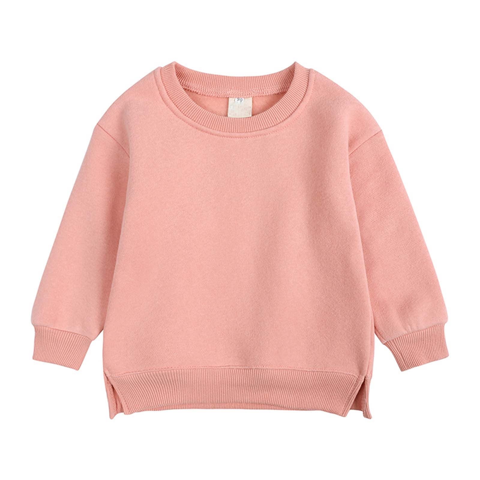 Chbgutlmr Infant Baby Boys Girls Sweatshirt Crewneck Fleece Pullover ...