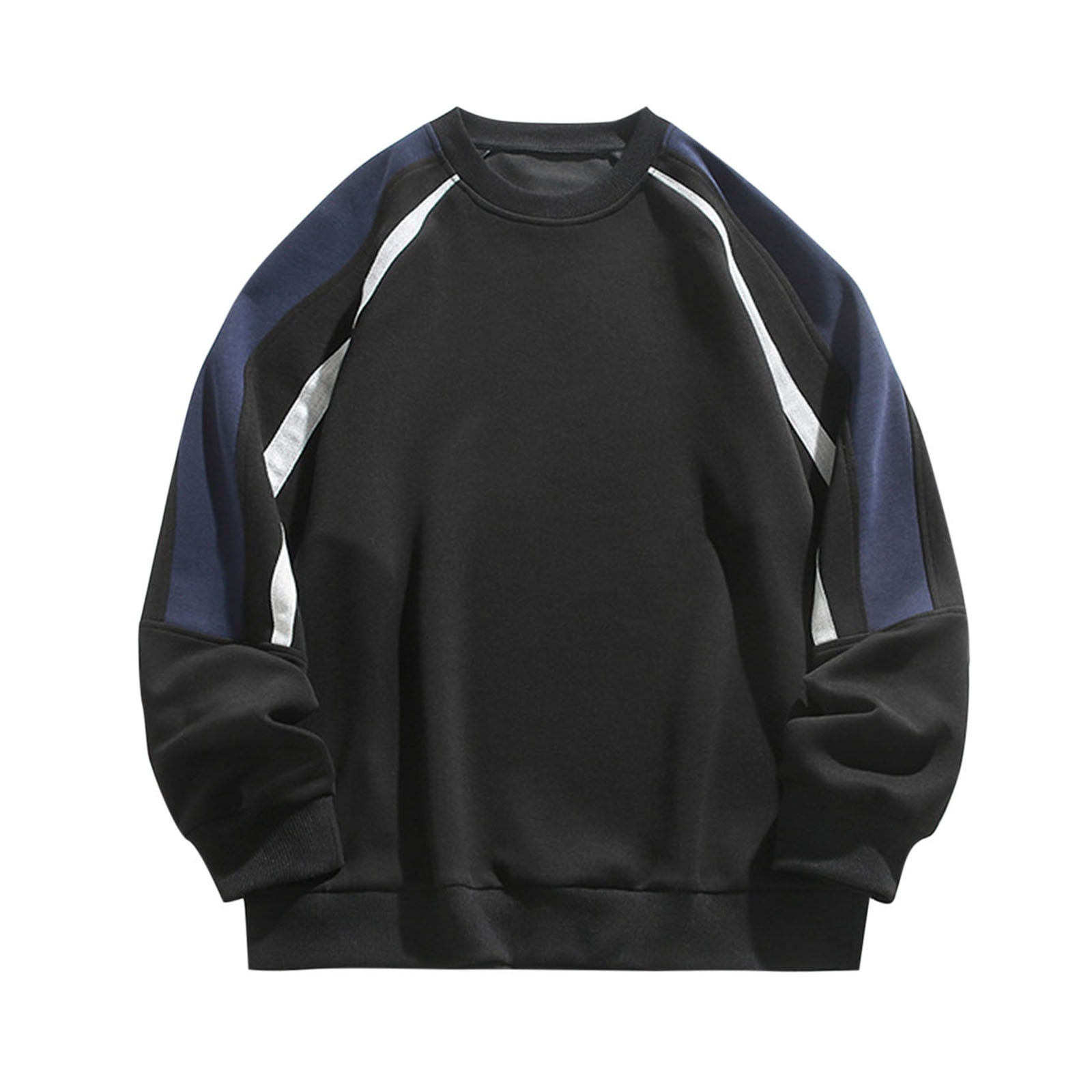 Chbgutlmr Workout Sweatshirts for Men Drop Shoulder Long Sleeve ...