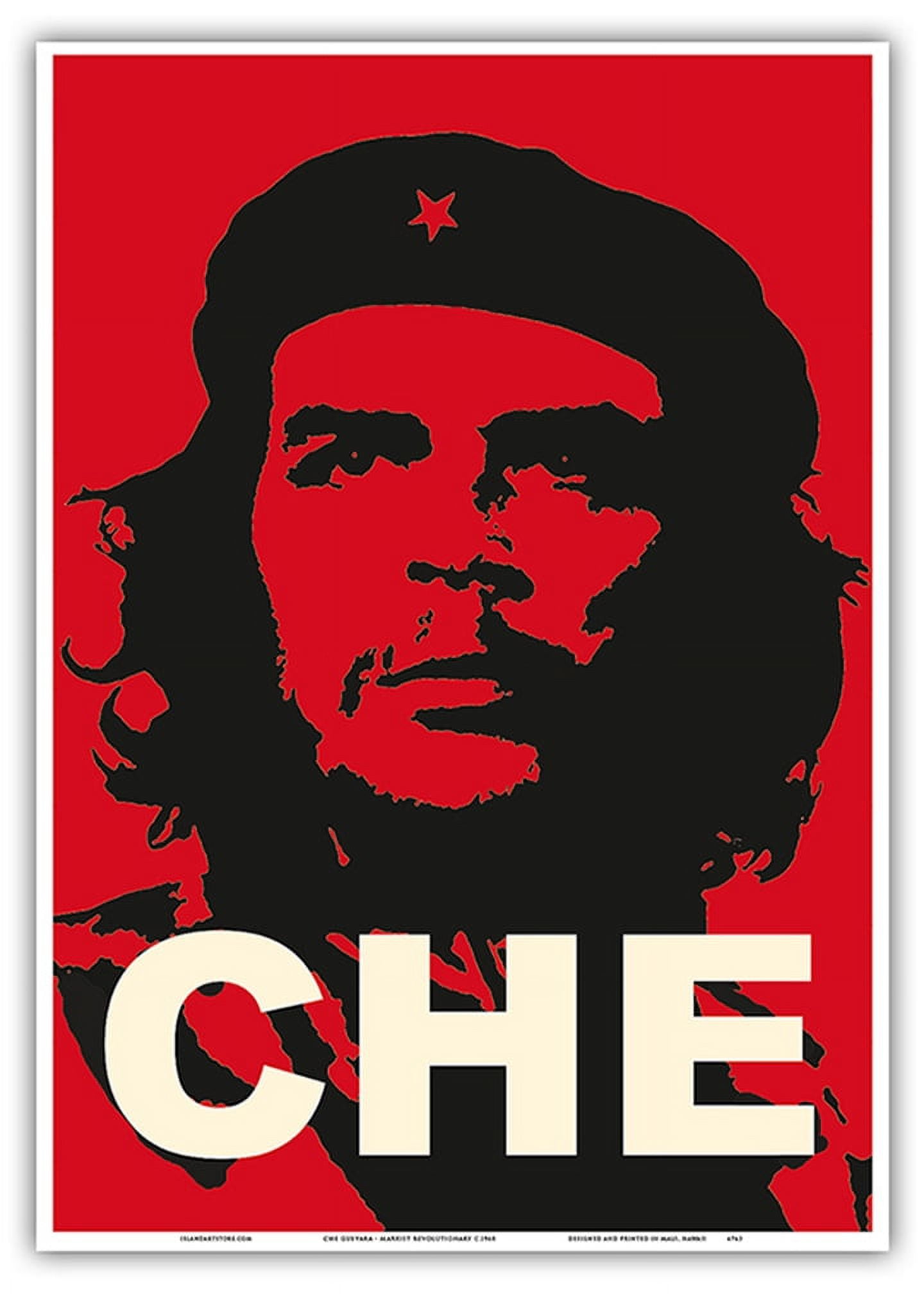 Che Guevara - Marxist Revolutionary - Vintage Political Poster c.1968 ...