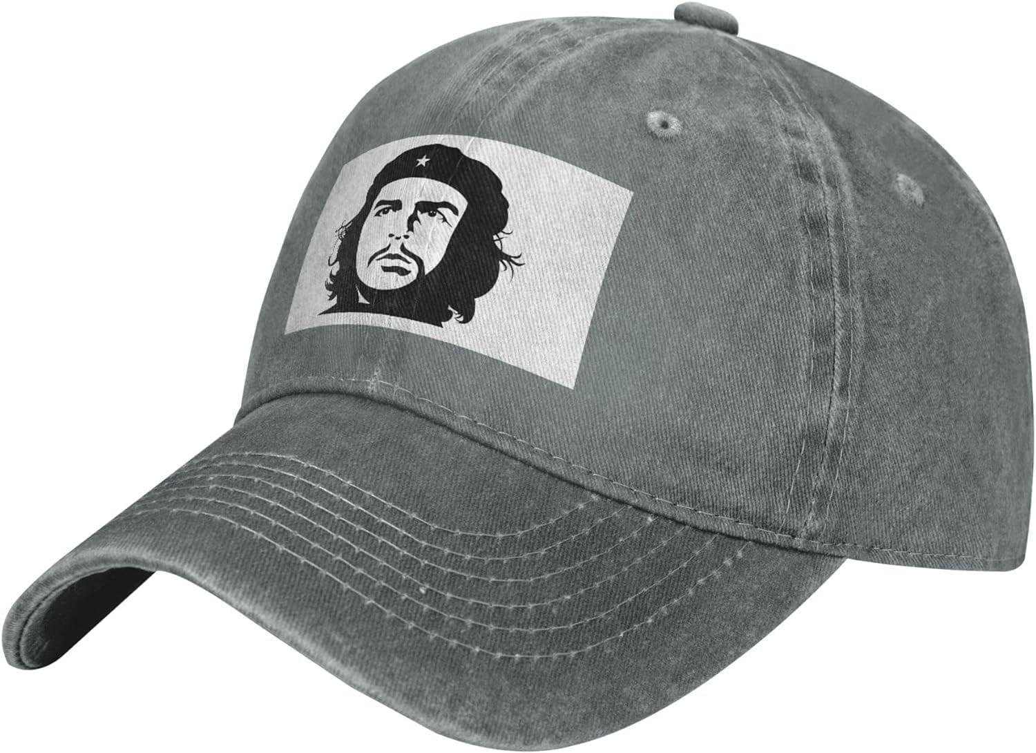 Che Guevara Pattern Baseball Cap - Adjustable Washed Cotton Vintage Dad ...