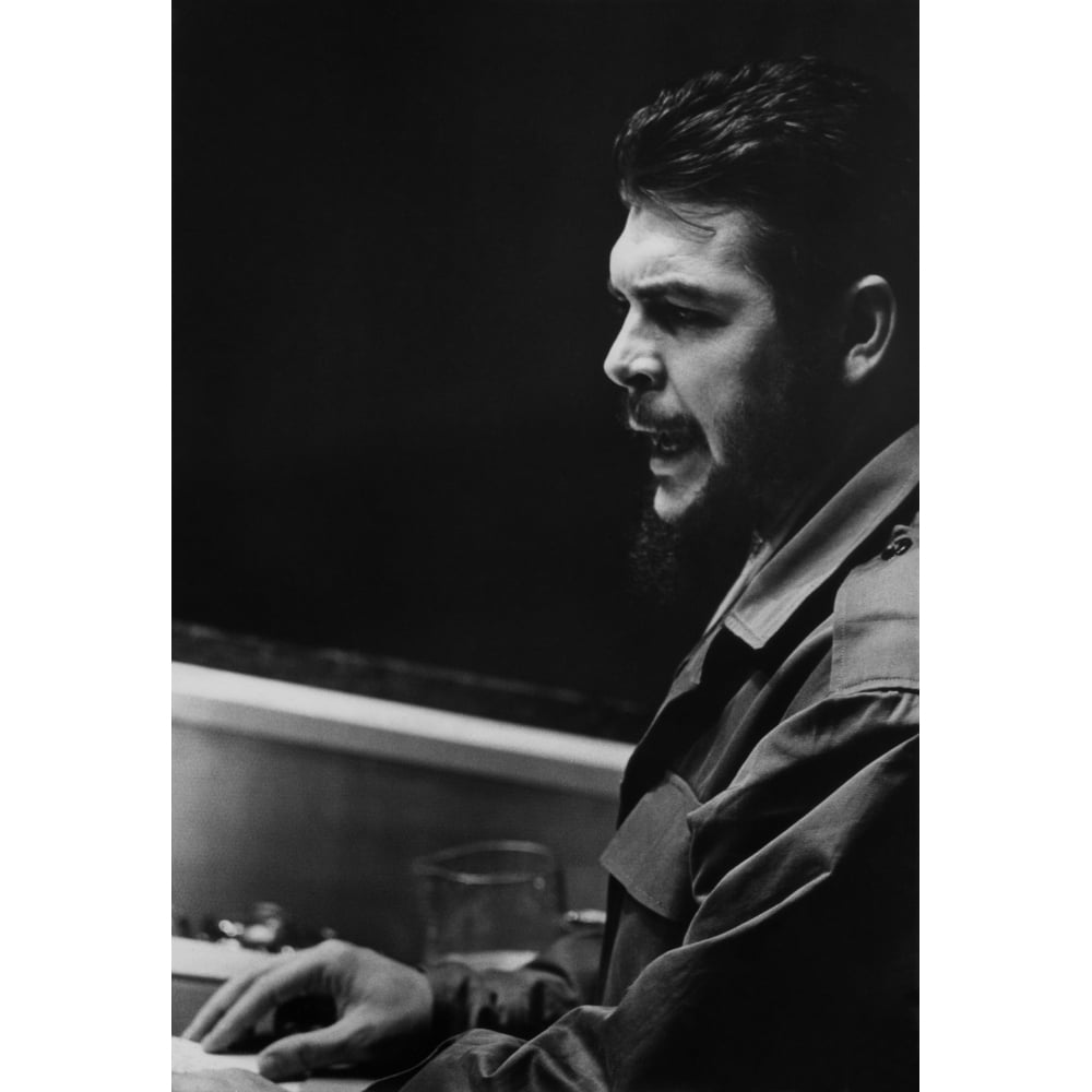Che Guevara Speaking At The United Nations. He Was Then Cuba'S Minister ...