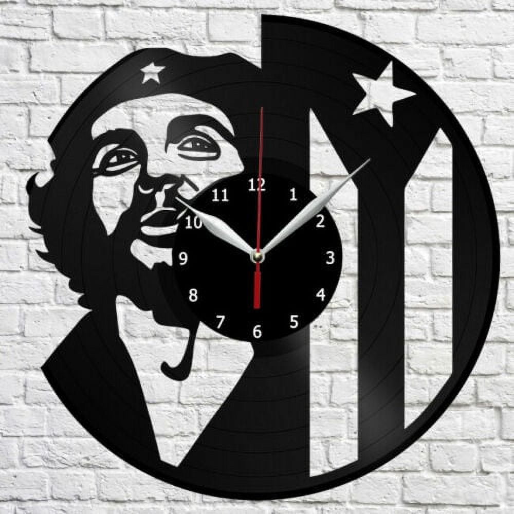 Che Guevara Vinyl Record Wall Clock Home Fan Art Deco Vintage Wall Art ...
