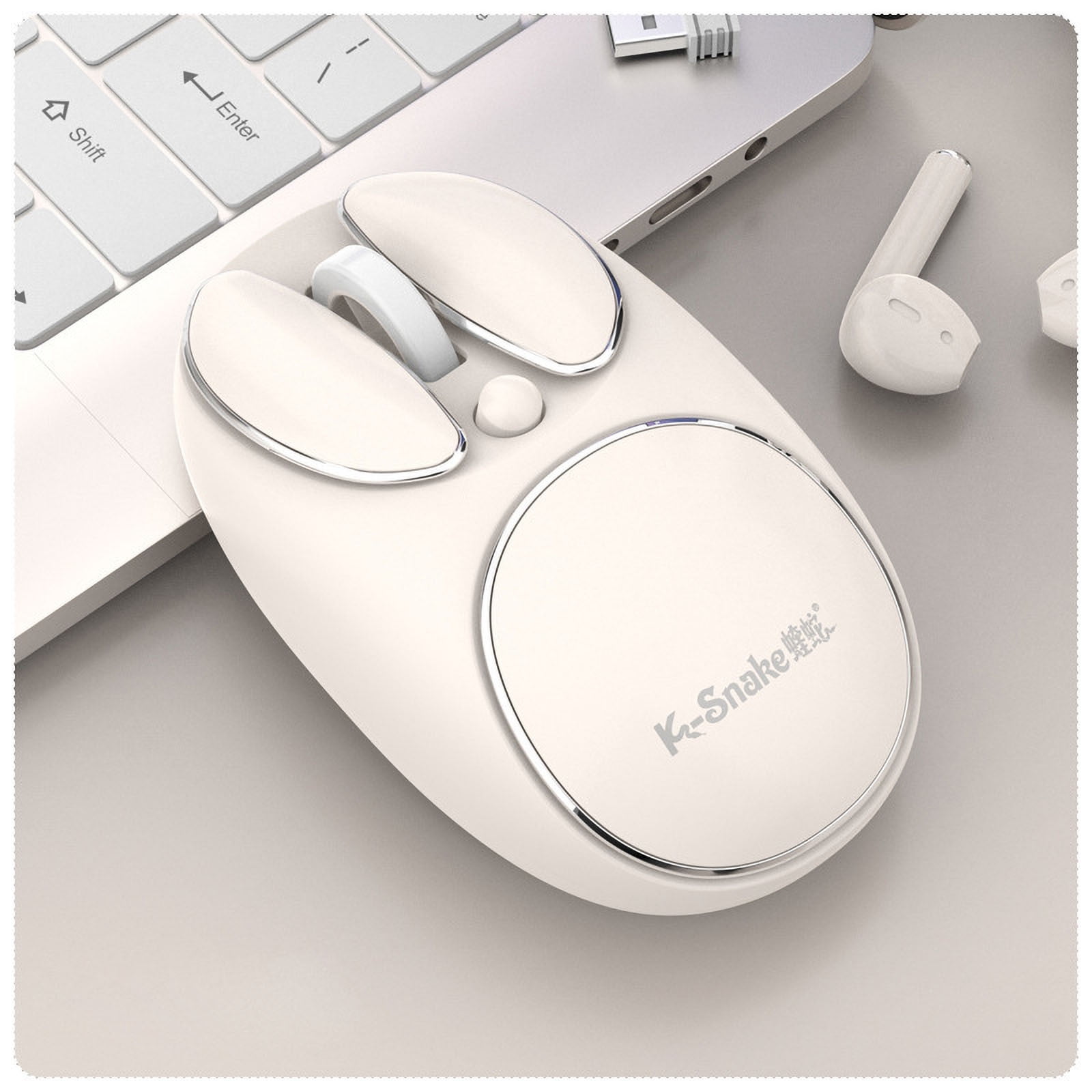 CheAAlet 2.4G Wireless Computer Mouse, Fashionable Laptop Mouse Gift ...