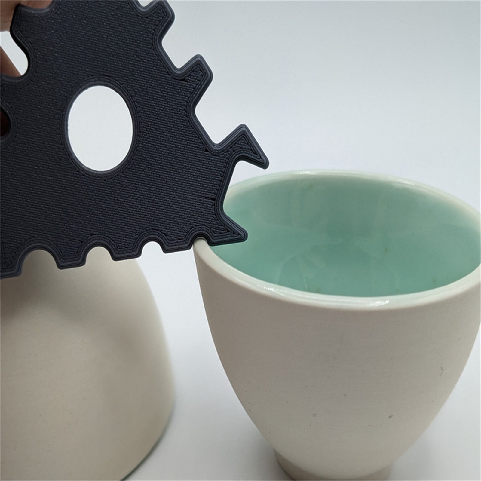 CheAAlet Acrylic Pottery Tool for Edge Shaping, Ceramic forming Tool ...