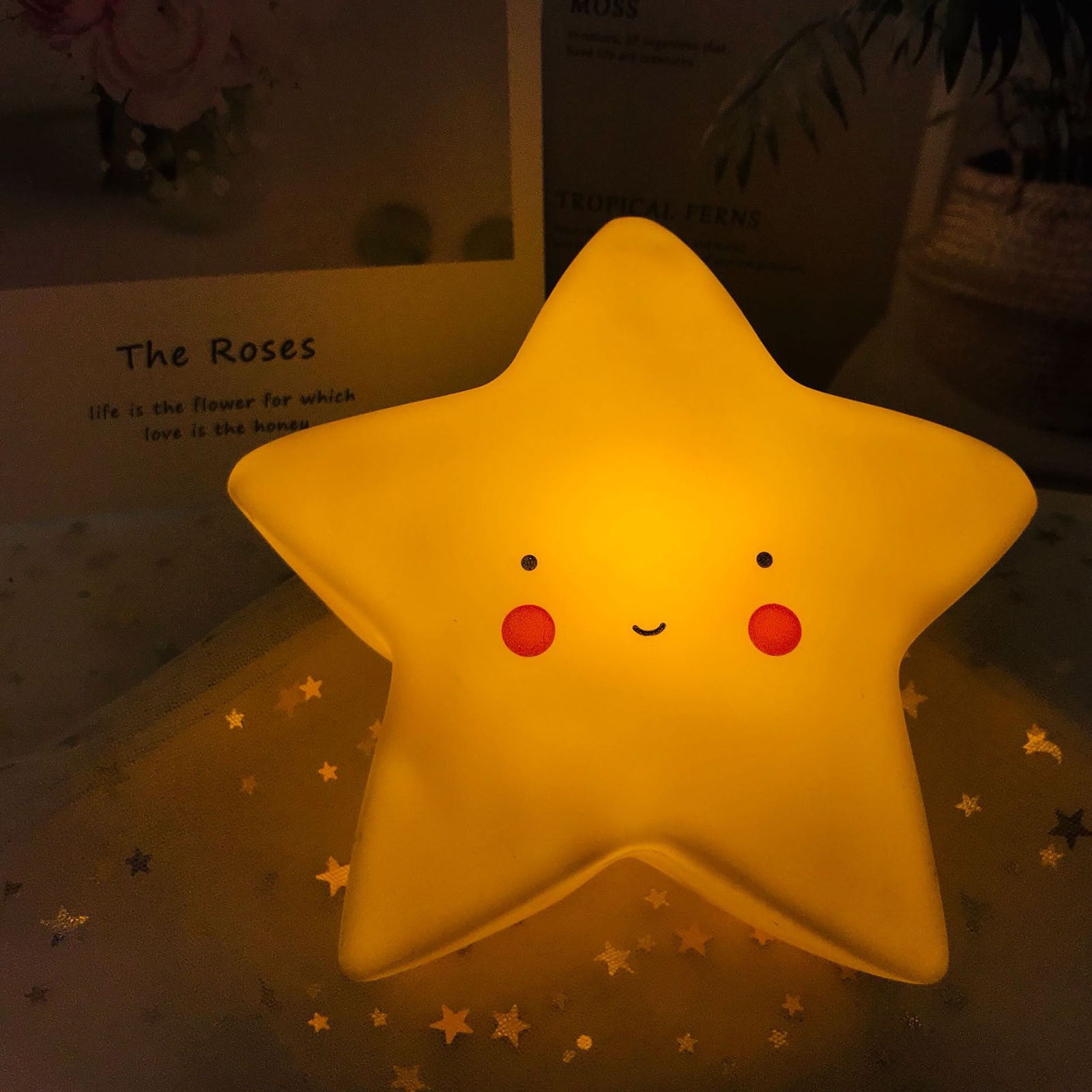 CheAAlet Cartoon creative enamel night light - luminous doll bedroom ...