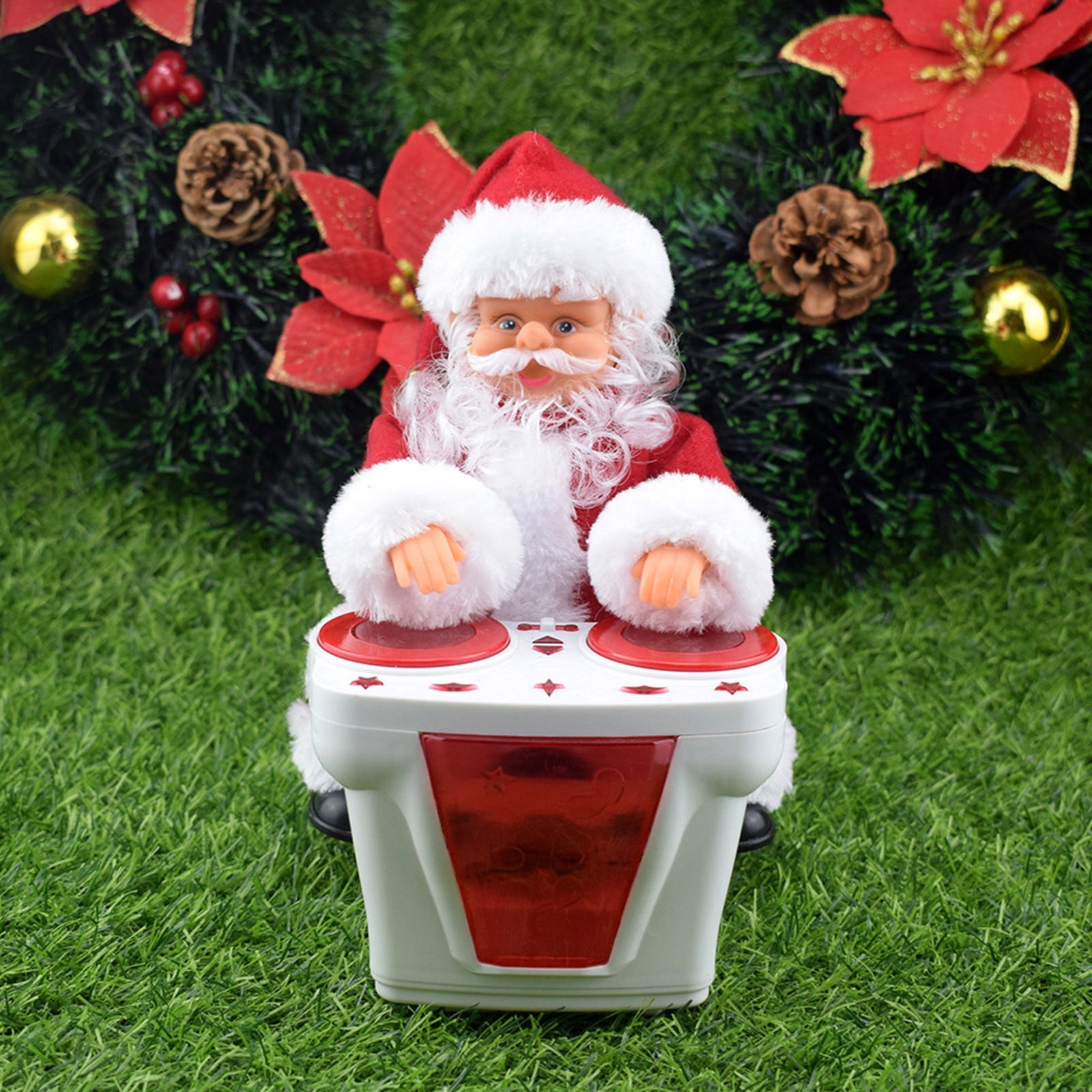 CheAAlet Electric Musical Santa Claus Toy, Dancing and Singing for ...