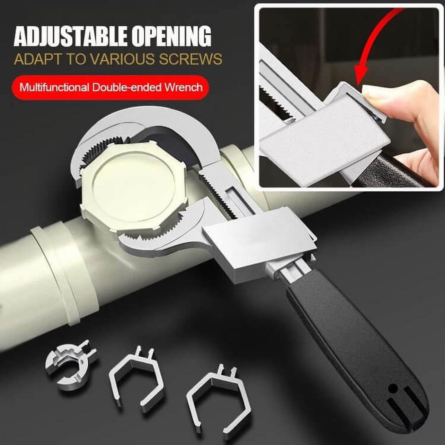CheAAlet Essential Workers' Multifunction Wrench, Scalable Double-ended ...