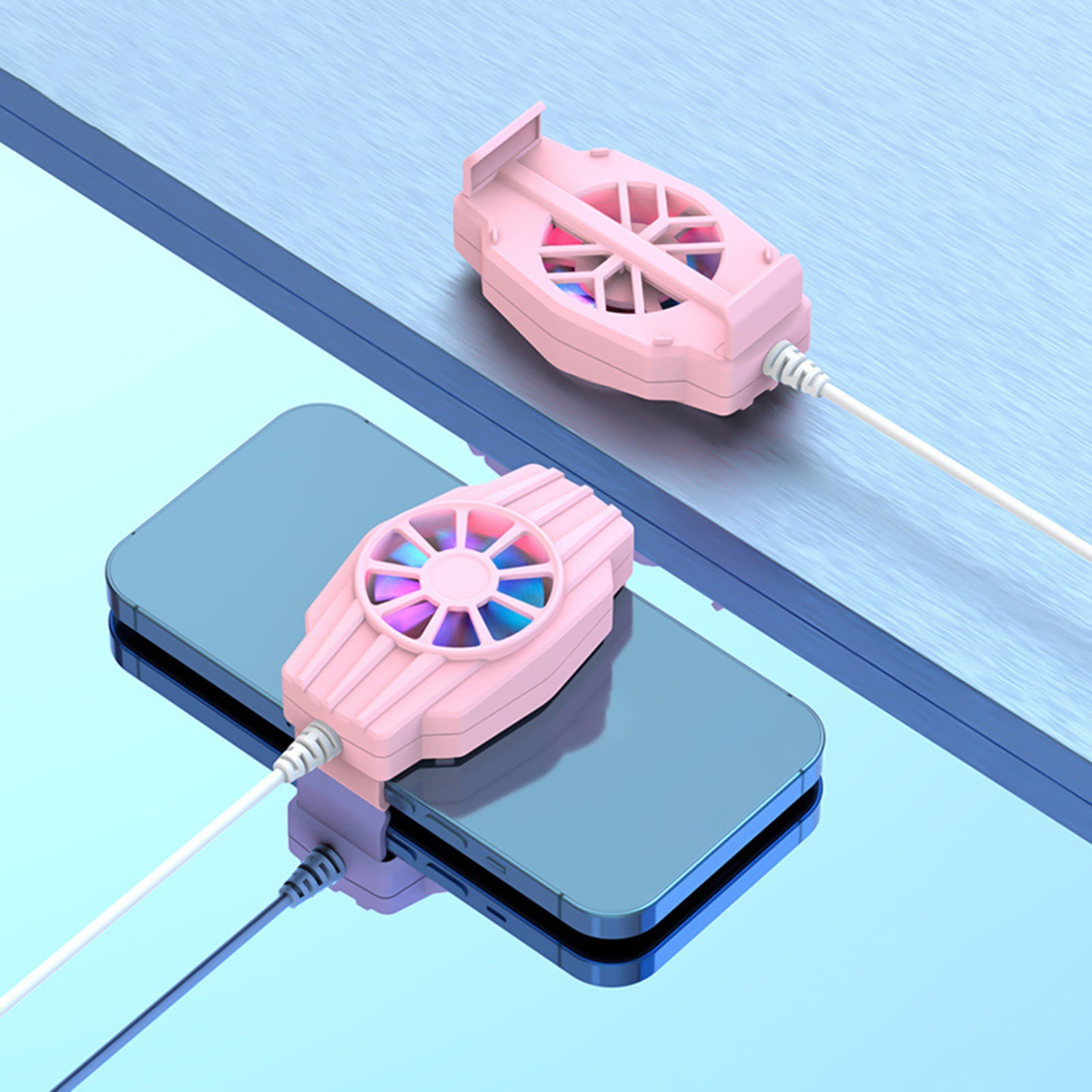 CheAAlet Gaming Phone Cooler Fan - USB Powered Mobile Phone Cooling ...