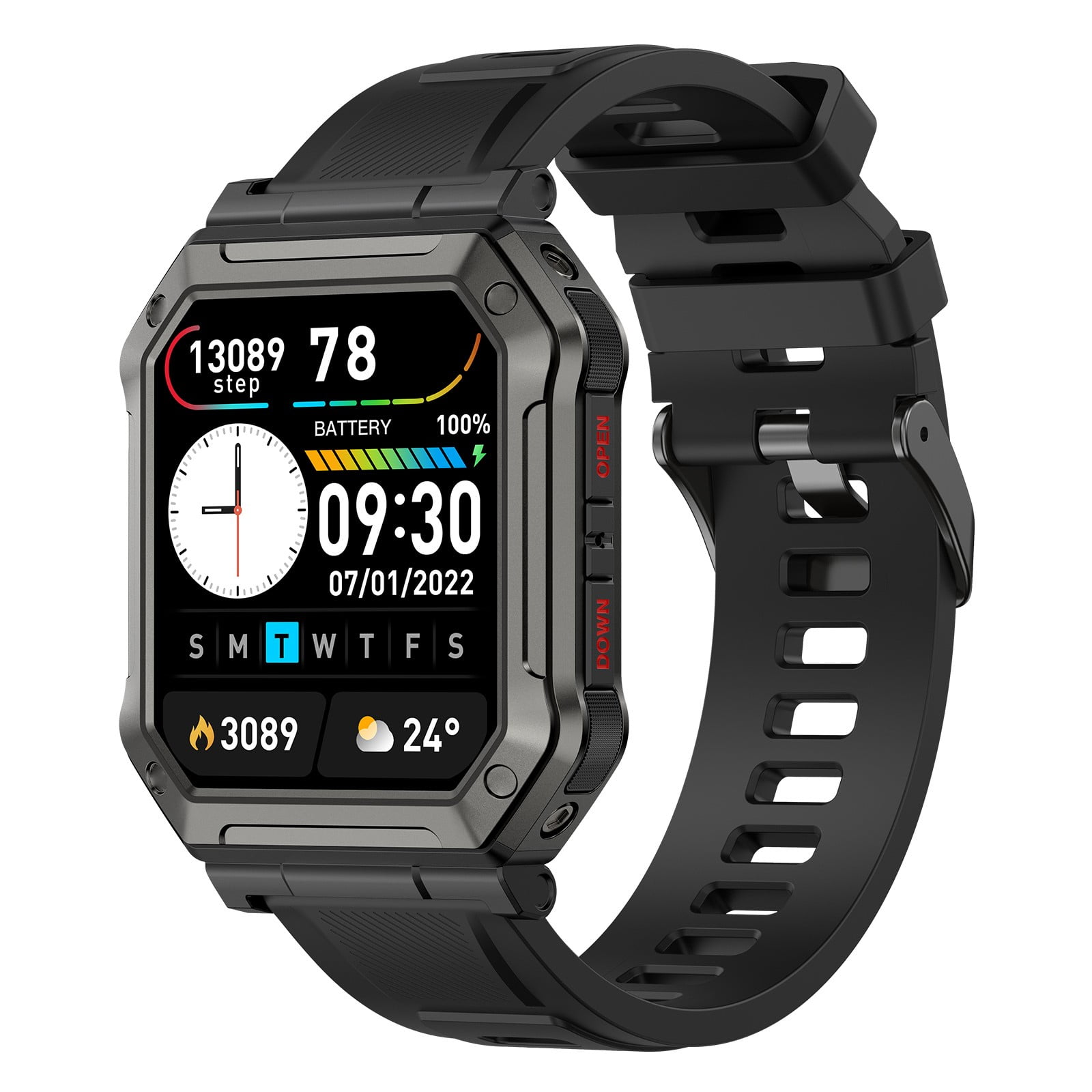 CheAAlet H31 Smart Watch Full Screen Fitness Tracker android IOS ...
