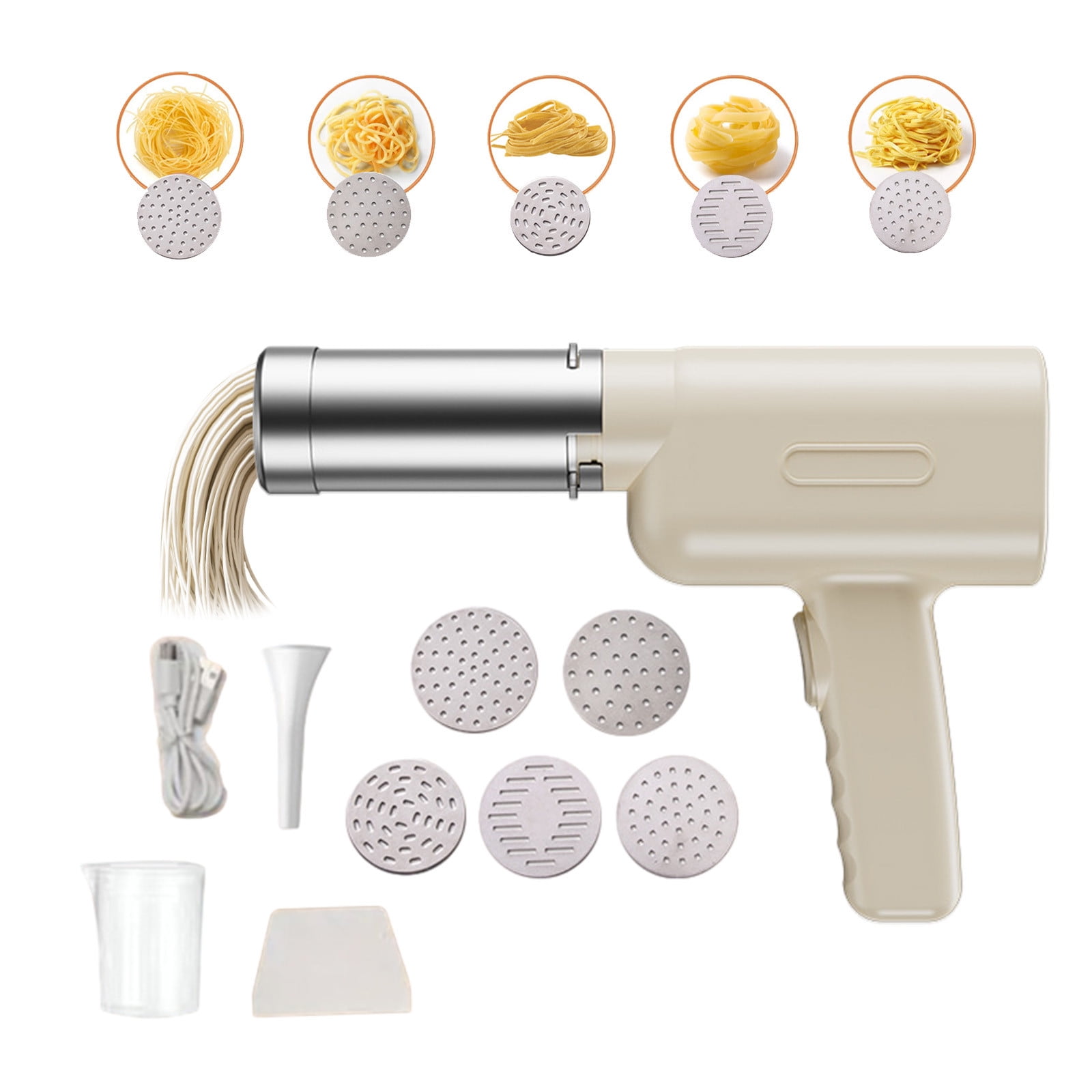 CheAAlet Handheld Electric Pasta Maker-Portable Handheld Automatic ...