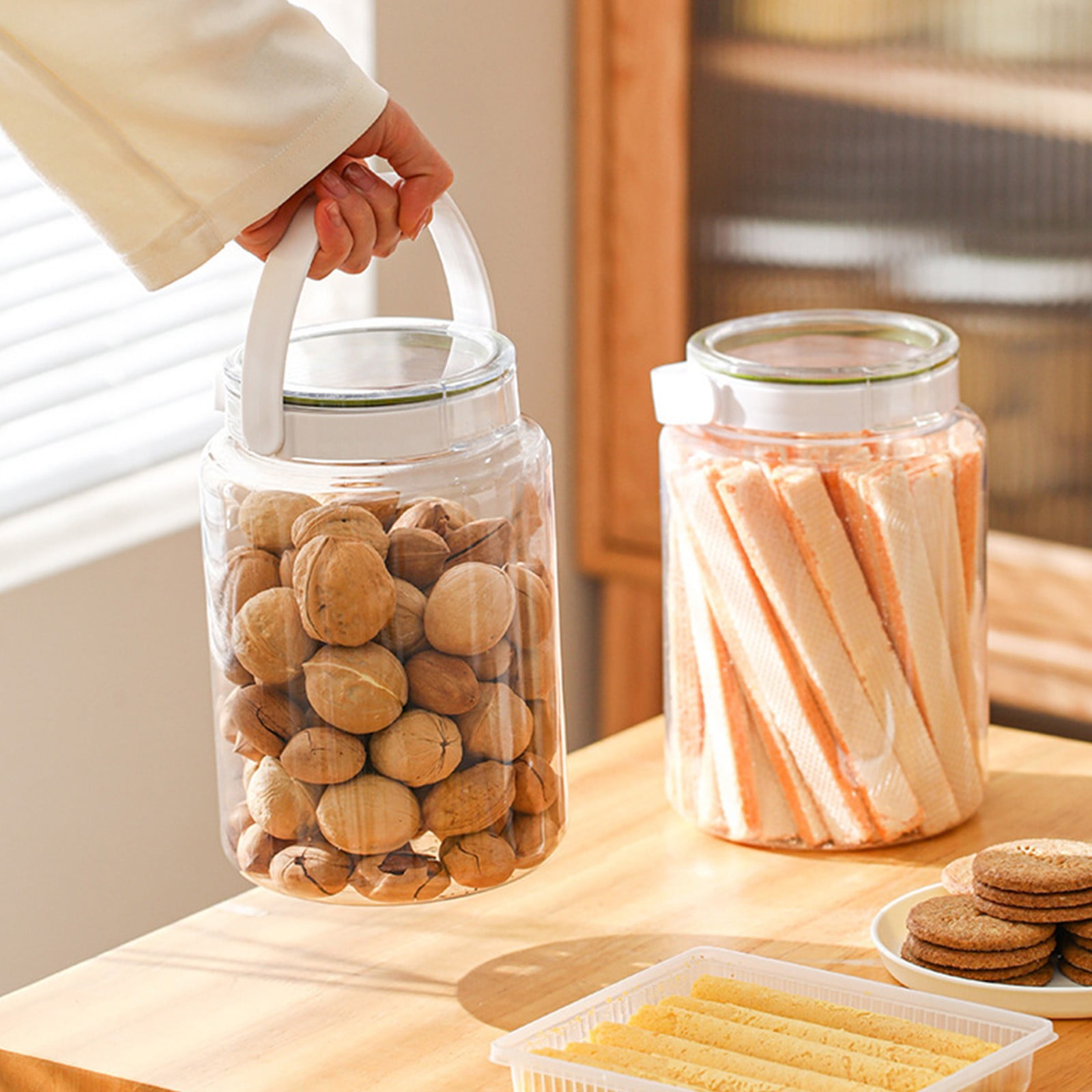 CheAAlet Household Large Capacity Sealing Jars - Grains and Cereals ...