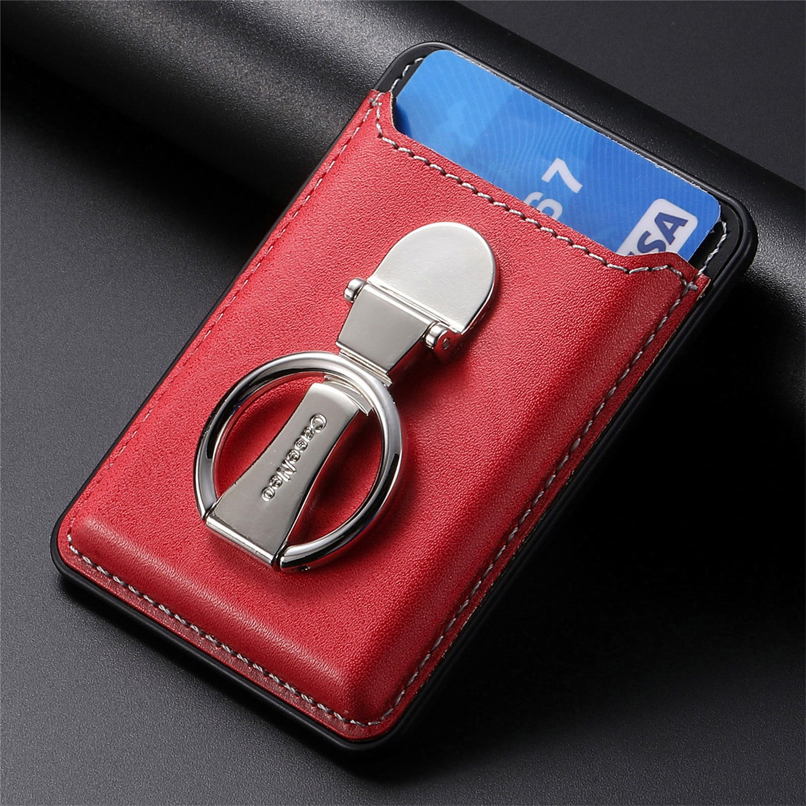 CheAAlet Leather Phone Back Sticker with Built-in Card Slot Convenient ...