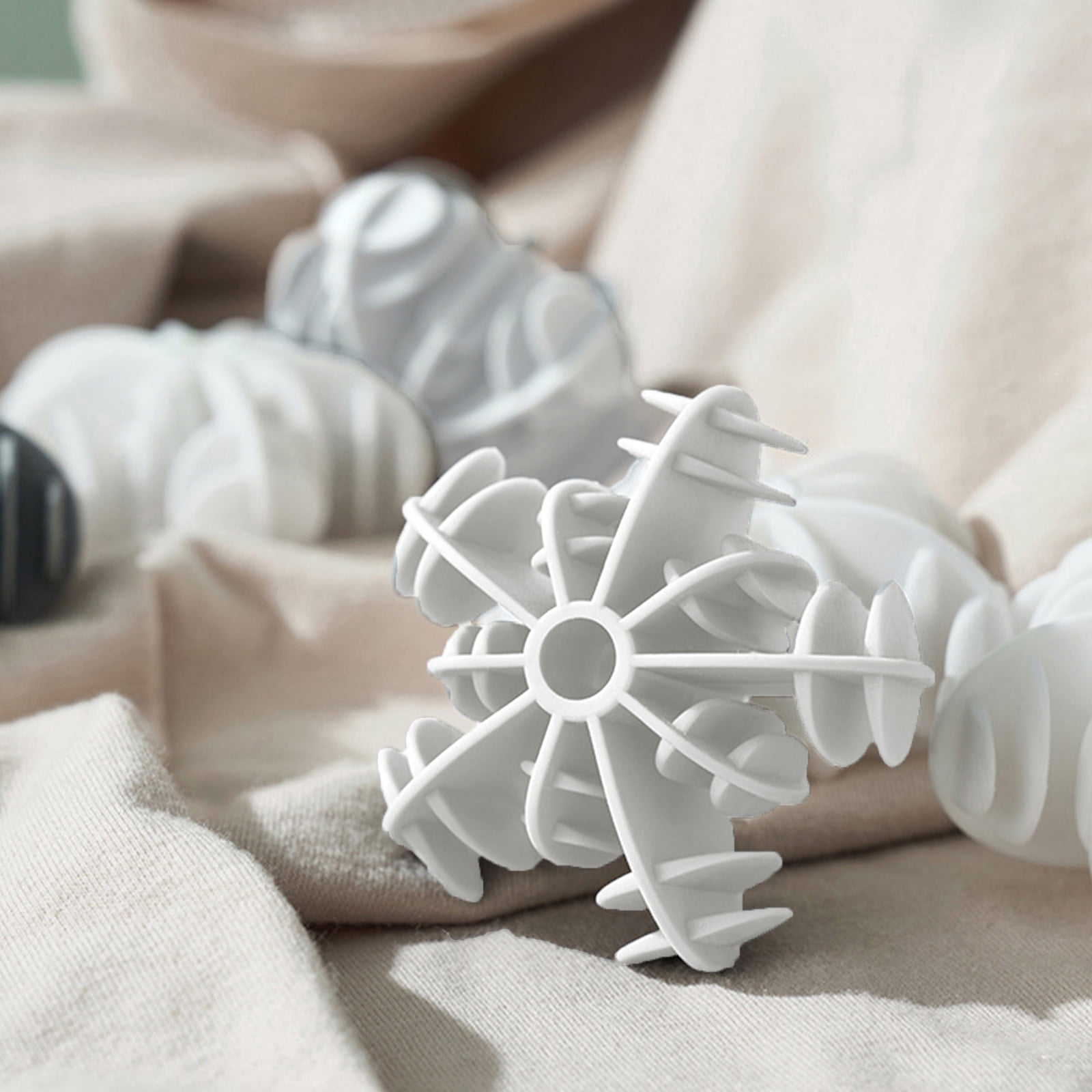 CheAAlet Reusable Laundry Dryer Balls - Plastic Fabric Softener ...