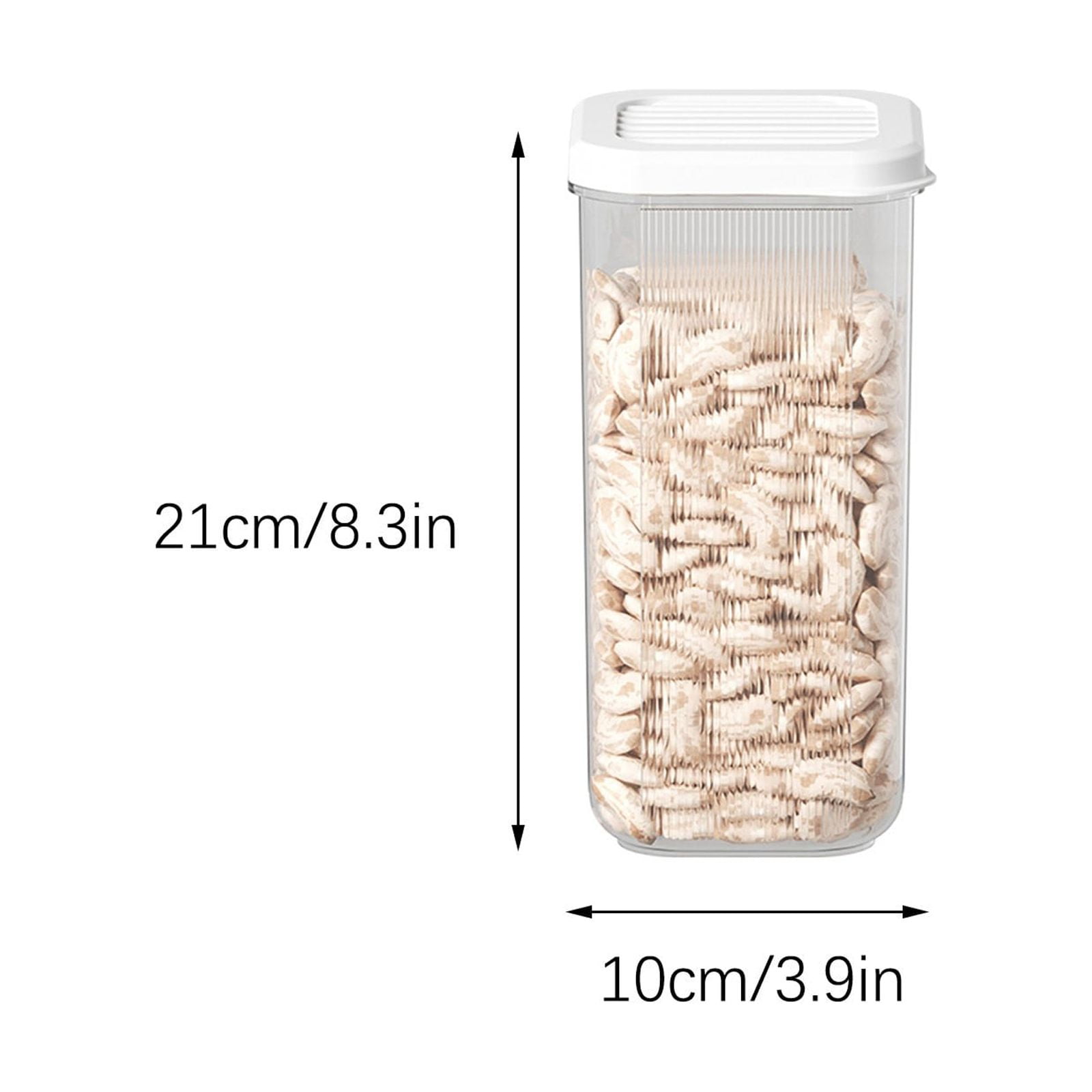 CheAAlet Sealed Cereal Storage Tank for Kitchen, Large Capacity Dry ...