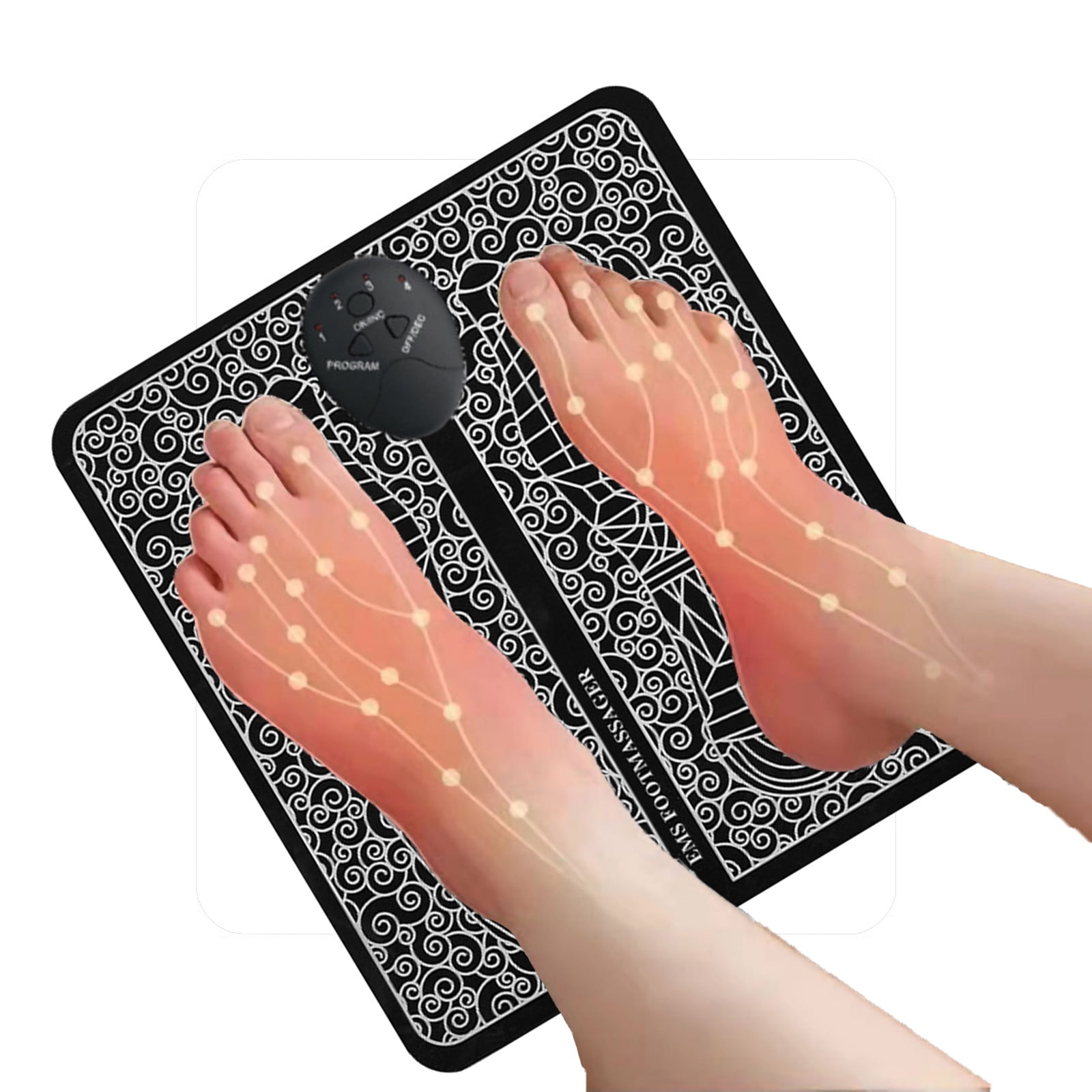 CheAAlet Smart Electric Foot Massager Acupuncture Mat - Portable Pain ...