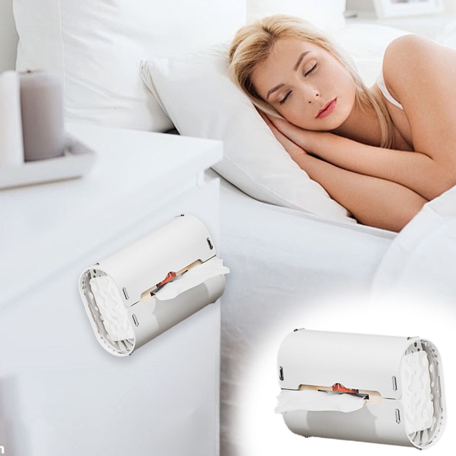 CheAAlet Space-Saving Suction Cup Tissue Box, Wall-Mounted Soft Tissue ...