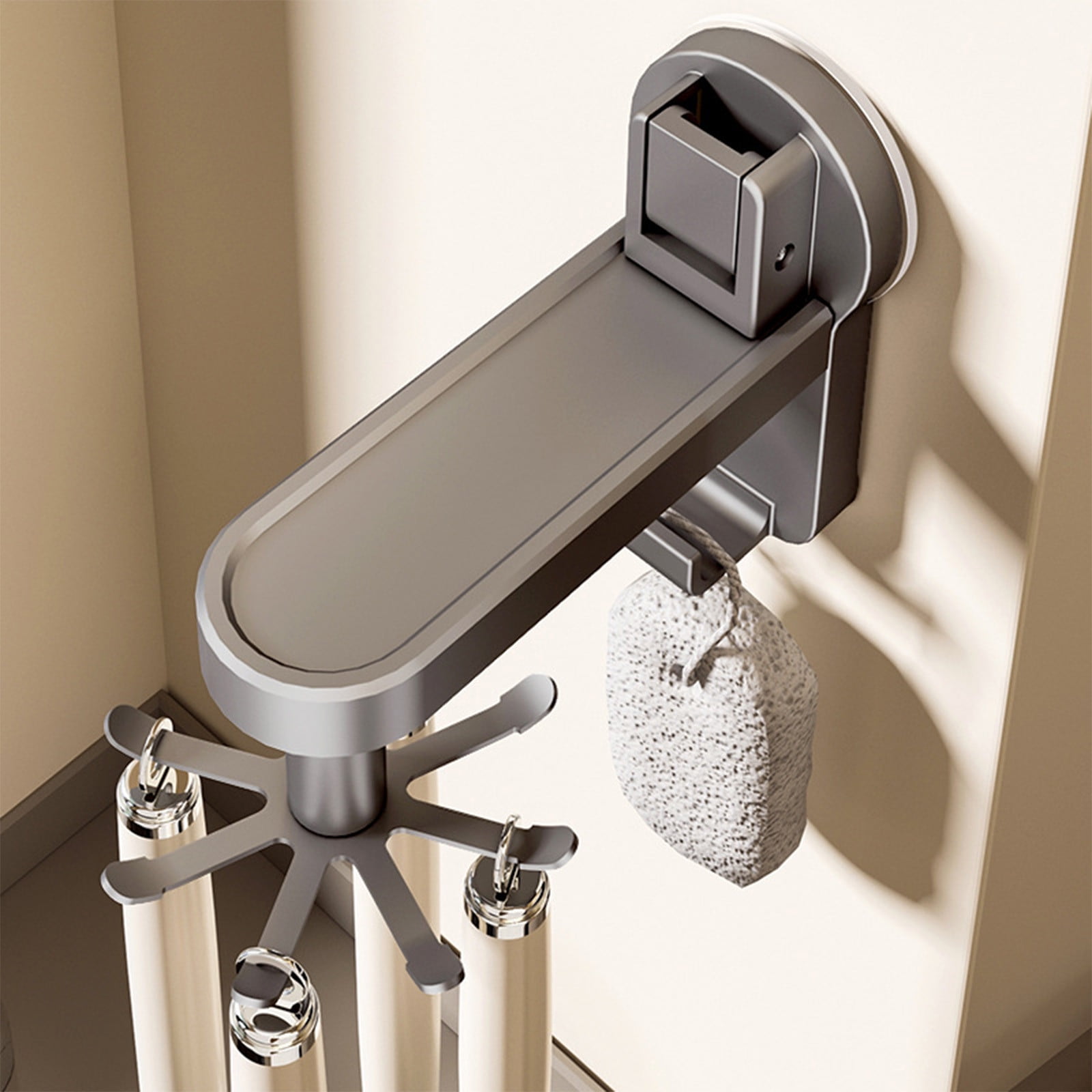 CheAAlet Super Suction Kitchen Hook - Removable Wall Mounted Spatula ...