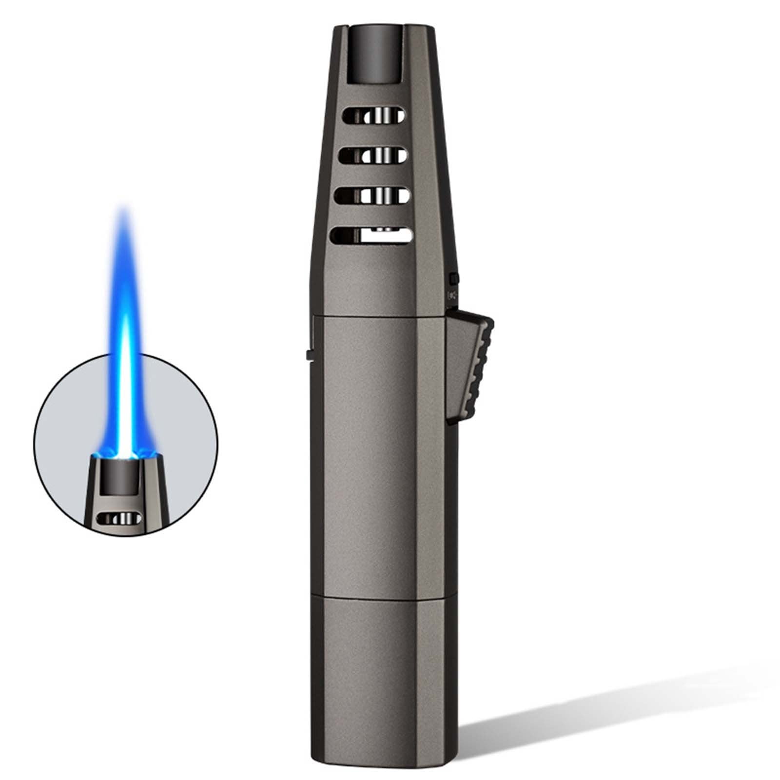 CheAAlet Windproof Direct Blue Flame Lighter, Flexible Neck Butane ...