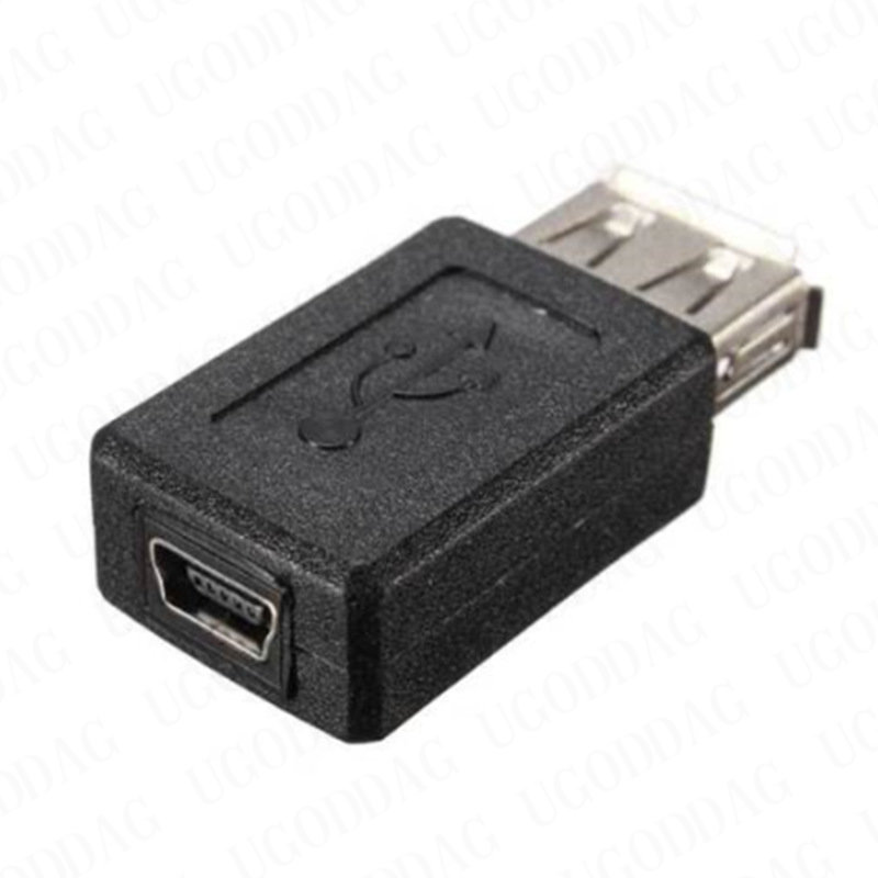 CheShi 1 Piece USB Male to Mini USB Female Adapter USB Female Device ...