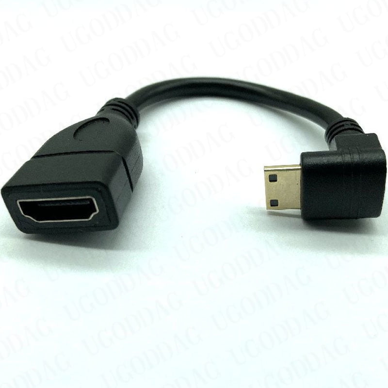 CheShi 1080P Mini HDTV Male Up Down Right Left 90 Angled angle to HDMI ...