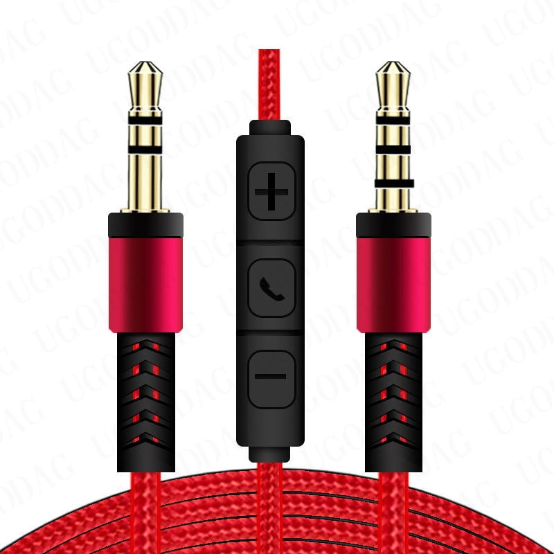 CheShi 120cm Audio Cable 3.5mm to Jack 3.5mm Speaker Line Aux Cable ...