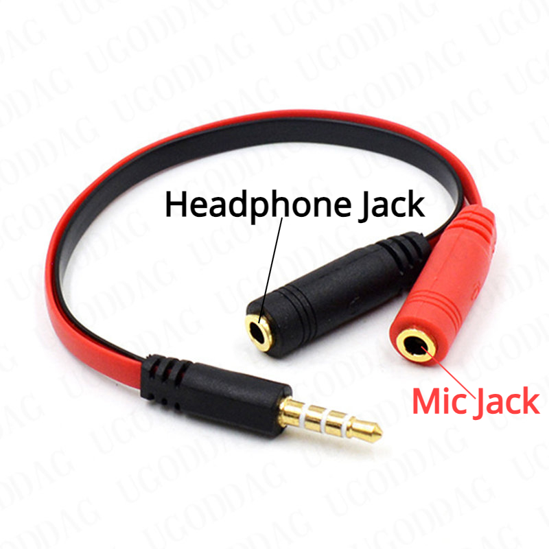 CheShi 3.5mm AUX 1 Male to 2 Female Spliter Wire 3.5 Jack Audio ...