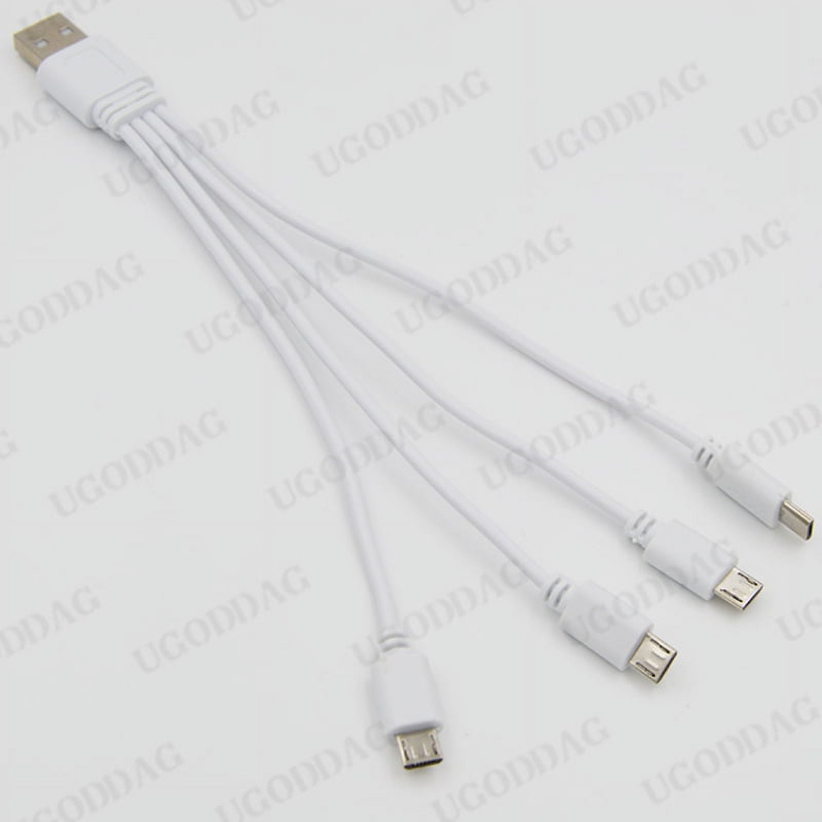 CheShi 5V/2A USB 2.0 To Micro USB Splitter Cable 4 Port Micro Usb Cable ...