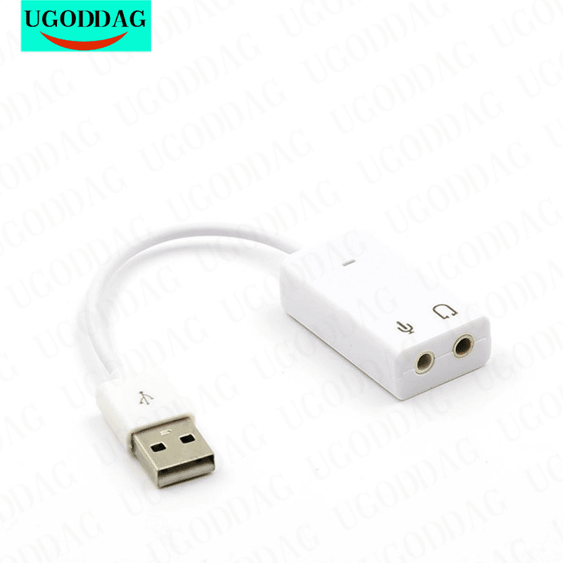 CheShi 7.1 External USB Sound Card Jack 3.5mm USB Audio Adapter ...