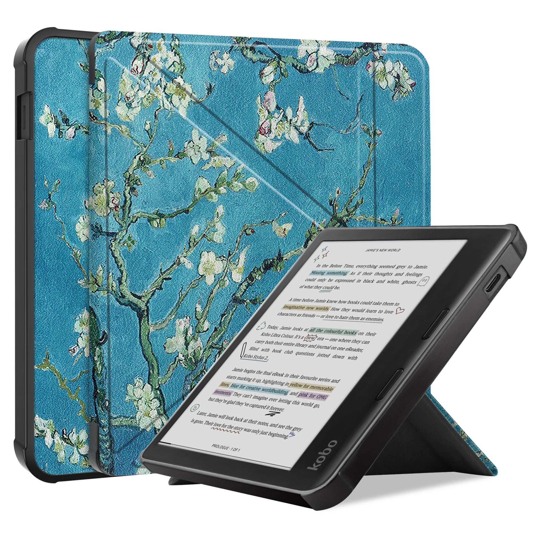 CheShi For KOBO Libra Colour 2024 Smart Folio Cover 7.0 inch E-book ...