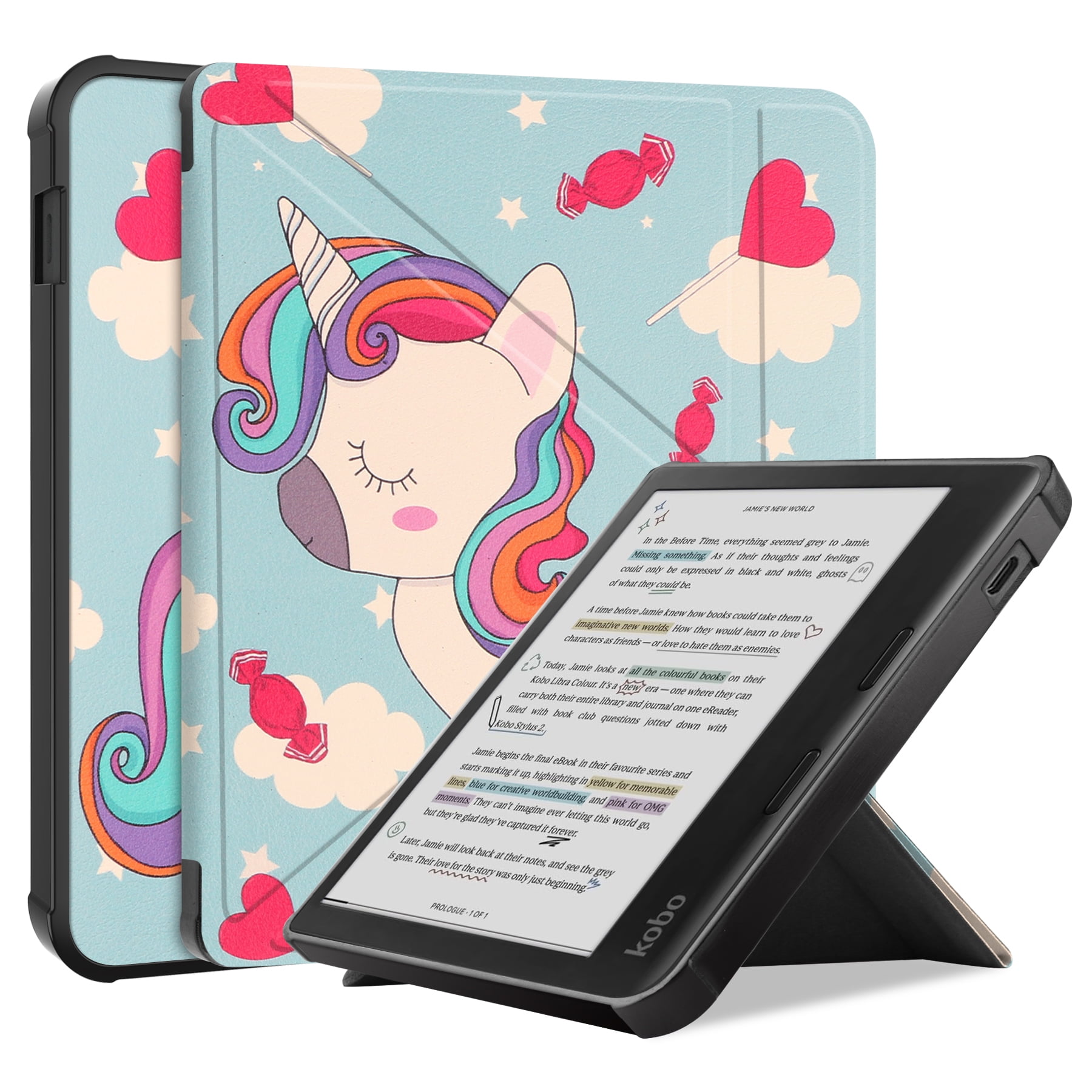 CheShi For KOBO Libra Colour 2024 Smart Folio Cover 7.0 inch E-book ...