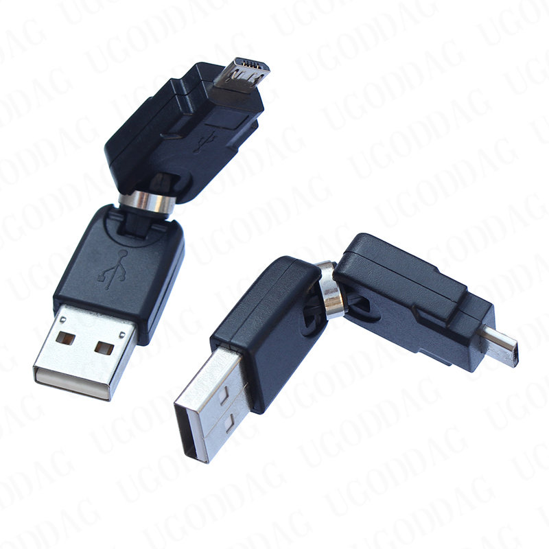 CheShi Micro USB Male to USB Male Data Sync Charging Adapter Conveter ...