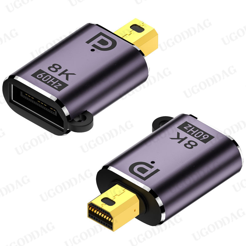 CheShi Mini DP to Displayport 1.4 Adapter Converter 8K@60Hz Bi ...