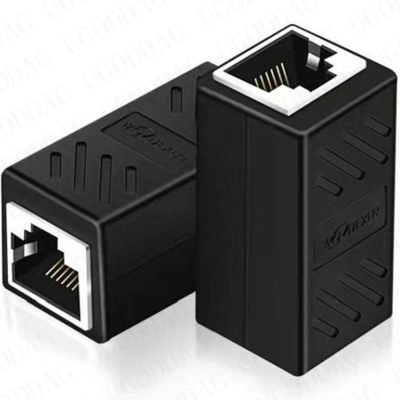 CheShi RJ45 Female to Female Connector Ethernet Cable Cat7/Cat6/5e ...