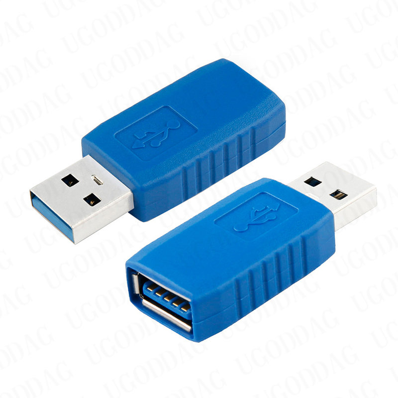 CheShi USB 3.0 Type A Connector Plug Adapter USB 3.0 A Male To Male M-M ...