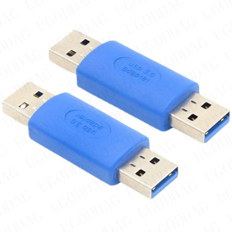 CheShi USB 3.0 Type A Connector Plug Adapter USB 3.0 A Male To Male M-M ...