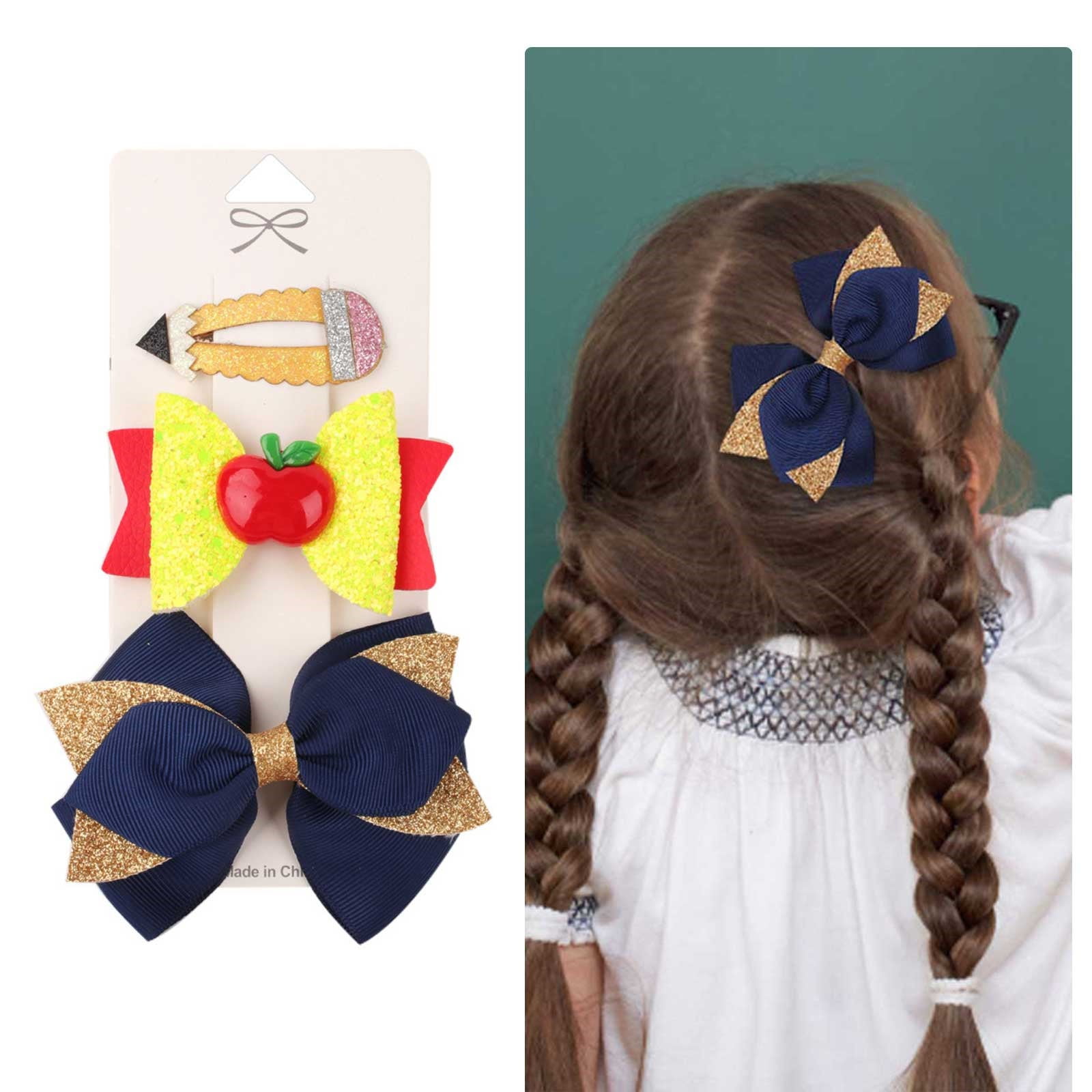 Cheap and Cheerful! Niceme Barrettes Polyester Hair Clip Pencil Girls ...