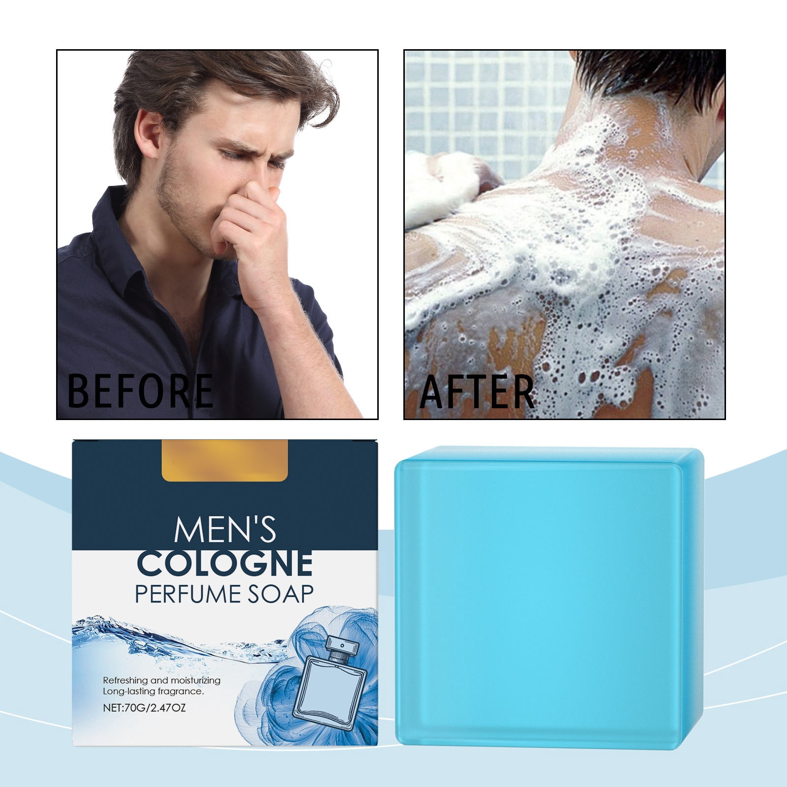 Cheap! CozyQx Men's Gentle Cleansing Soap – Powerful Odor Removal ...
