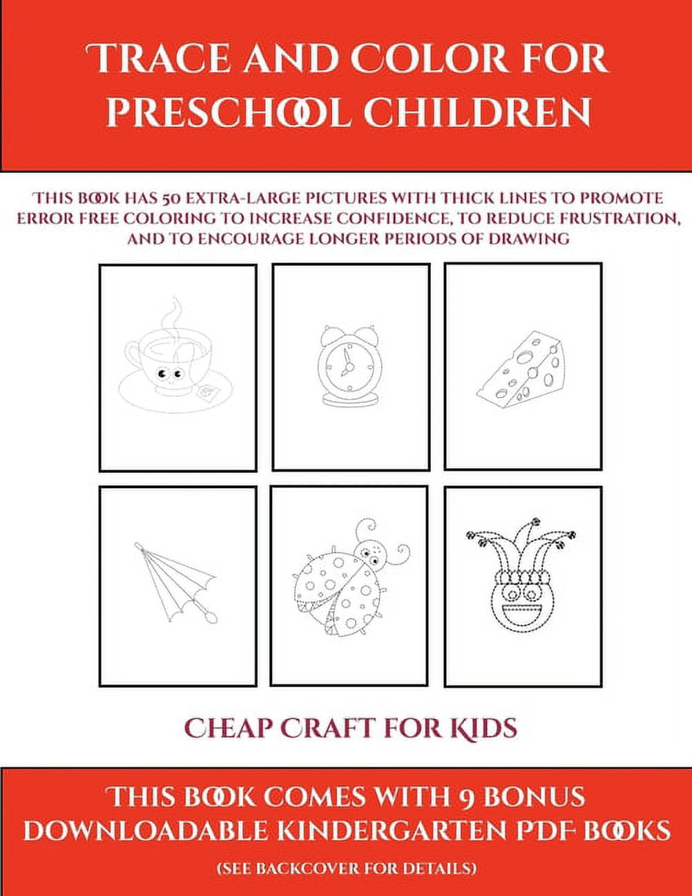 Cheap Craft for Kids: Cheap Craft for Kids (Trace and Color for ...